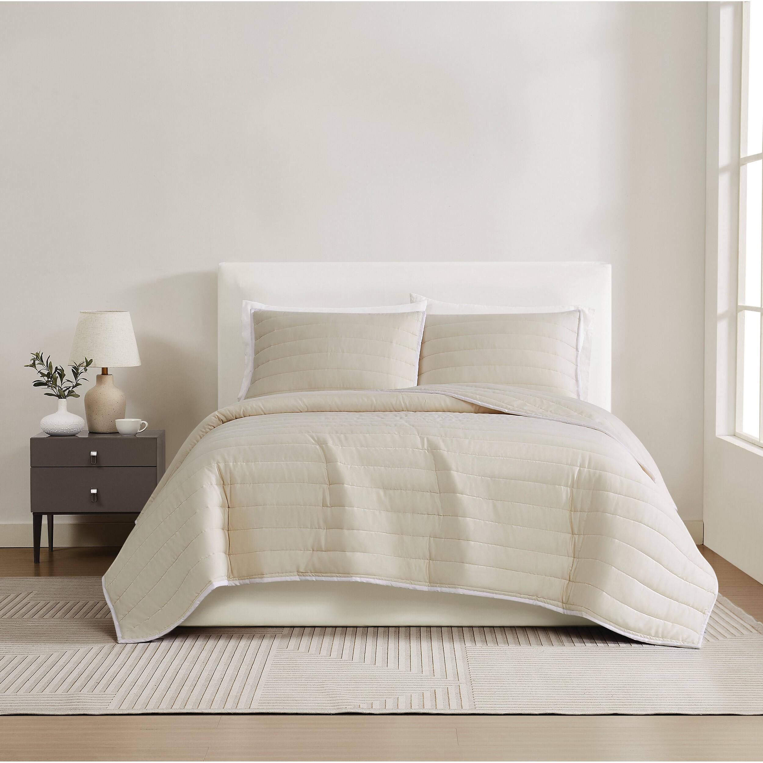 Click here for Christian Siriano NY 3-Piece King Quilt Set  Khaki prices