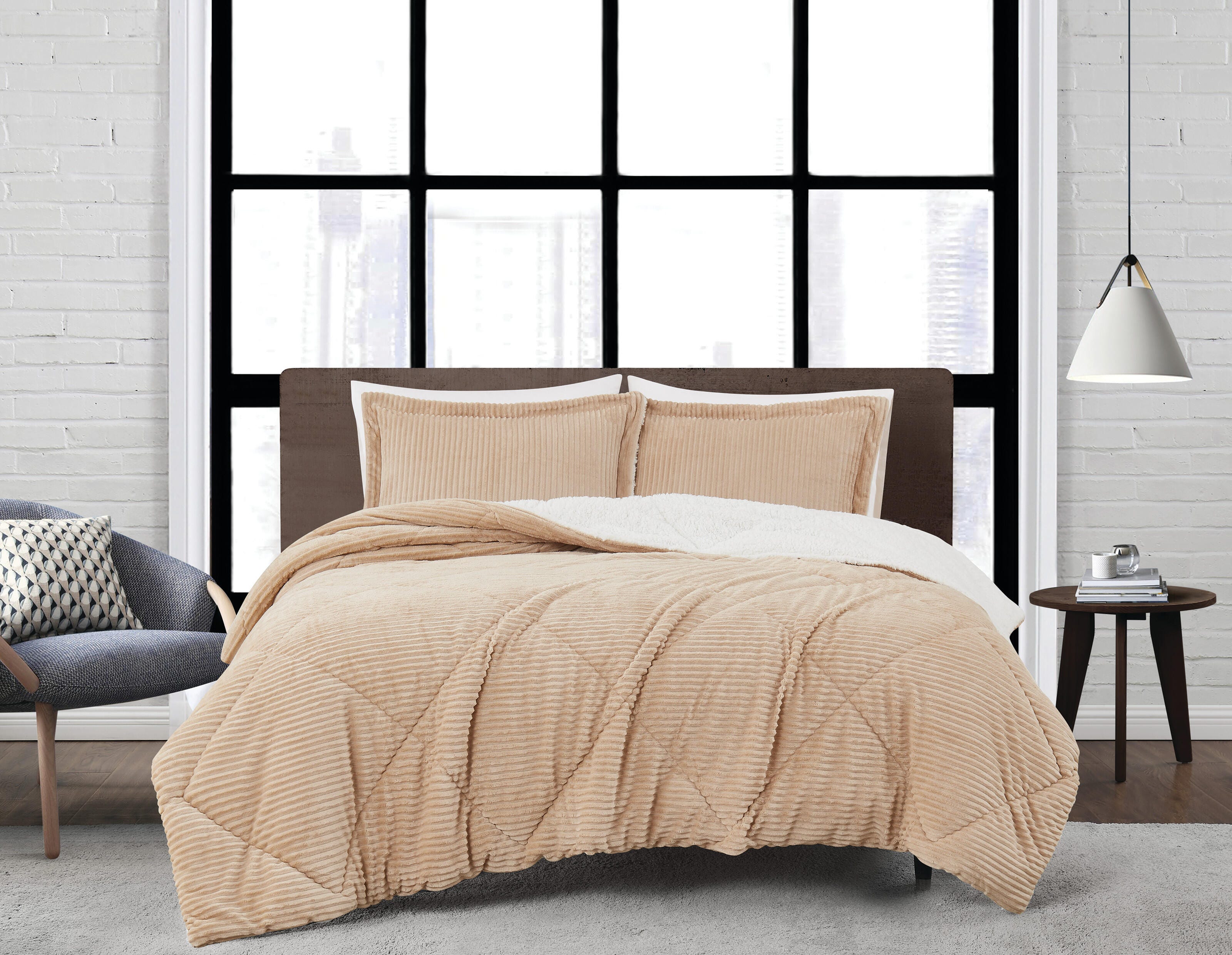 Click here for London Fog Plush 2-Piece Twin XL Comforter Set  Ta... prices