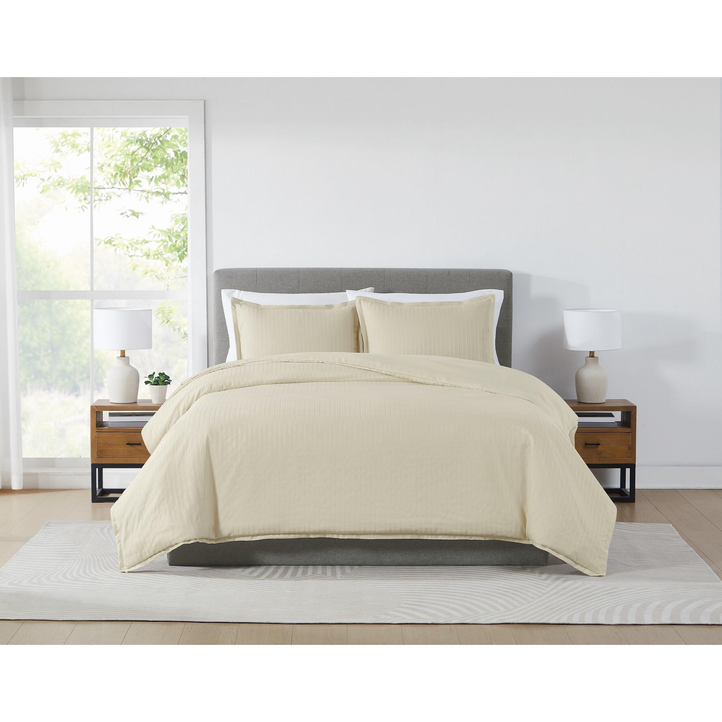 Click here for Royal Velvet Olivia 3-Piece King Duvet Set  Taupe prices