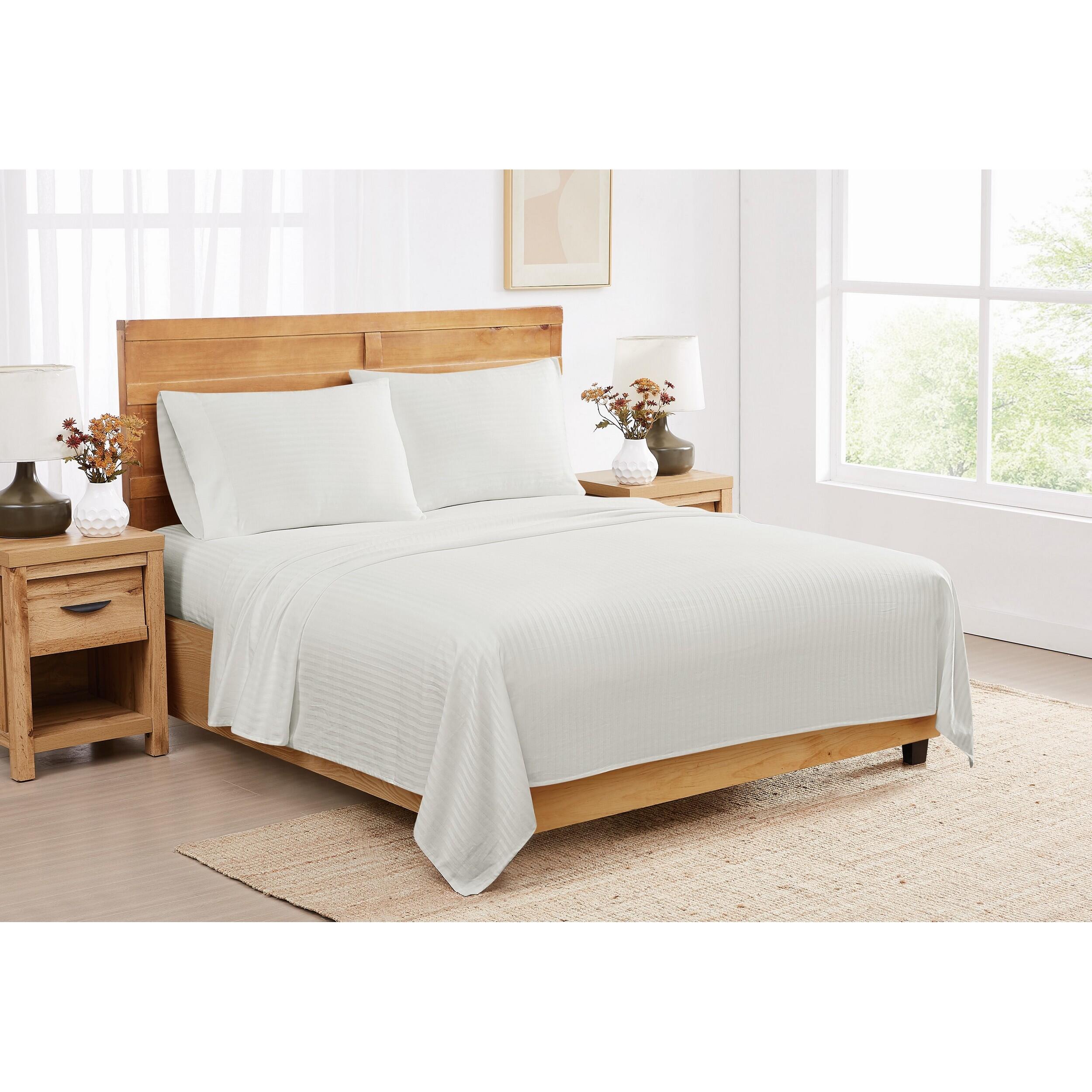 Click here for Royal Velvet Signature 3-Piece King Sheet Set  Whi... prices