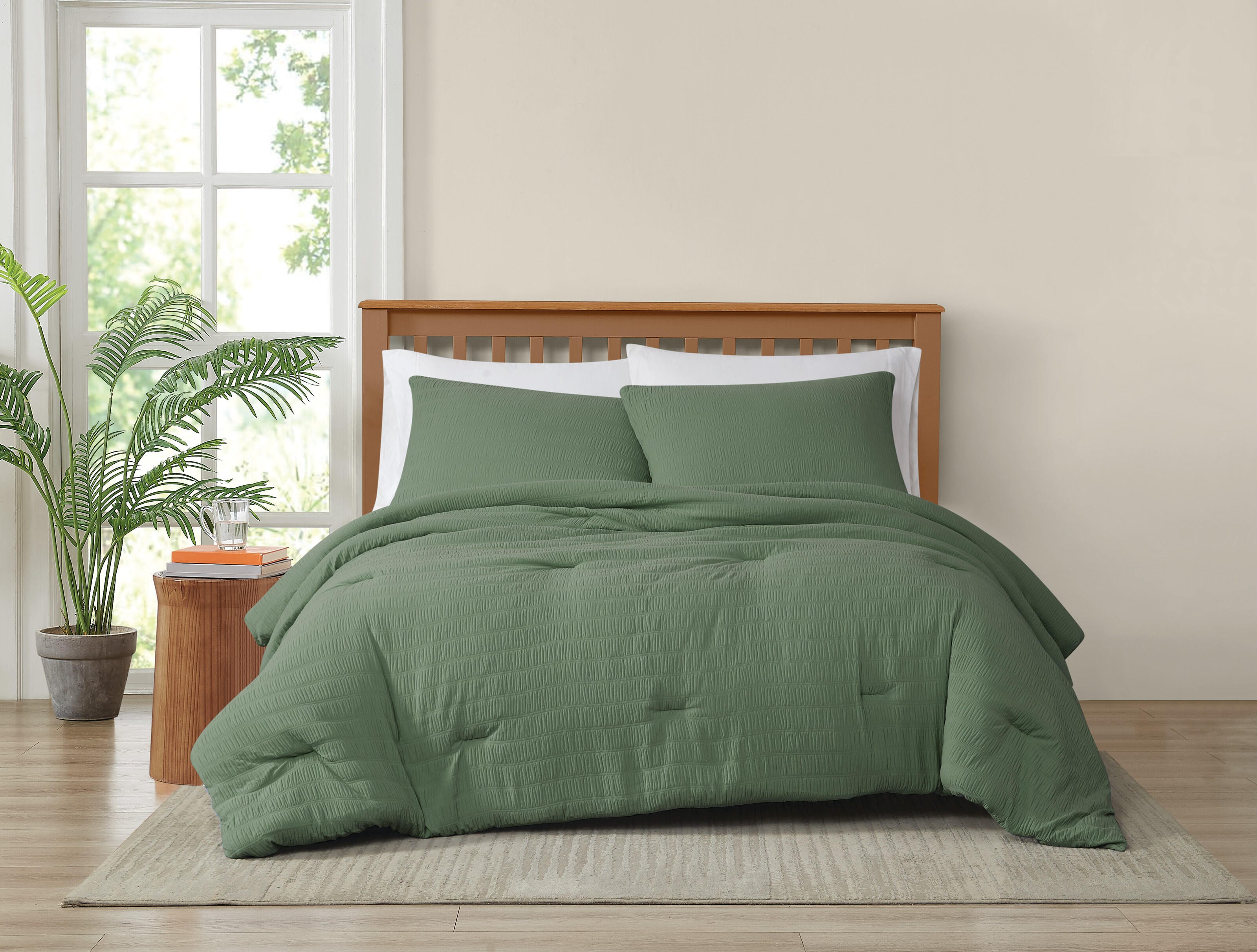 Click here for Truly Soft Crinkle 2-Piece Twin Comforter Set  Gre... prices