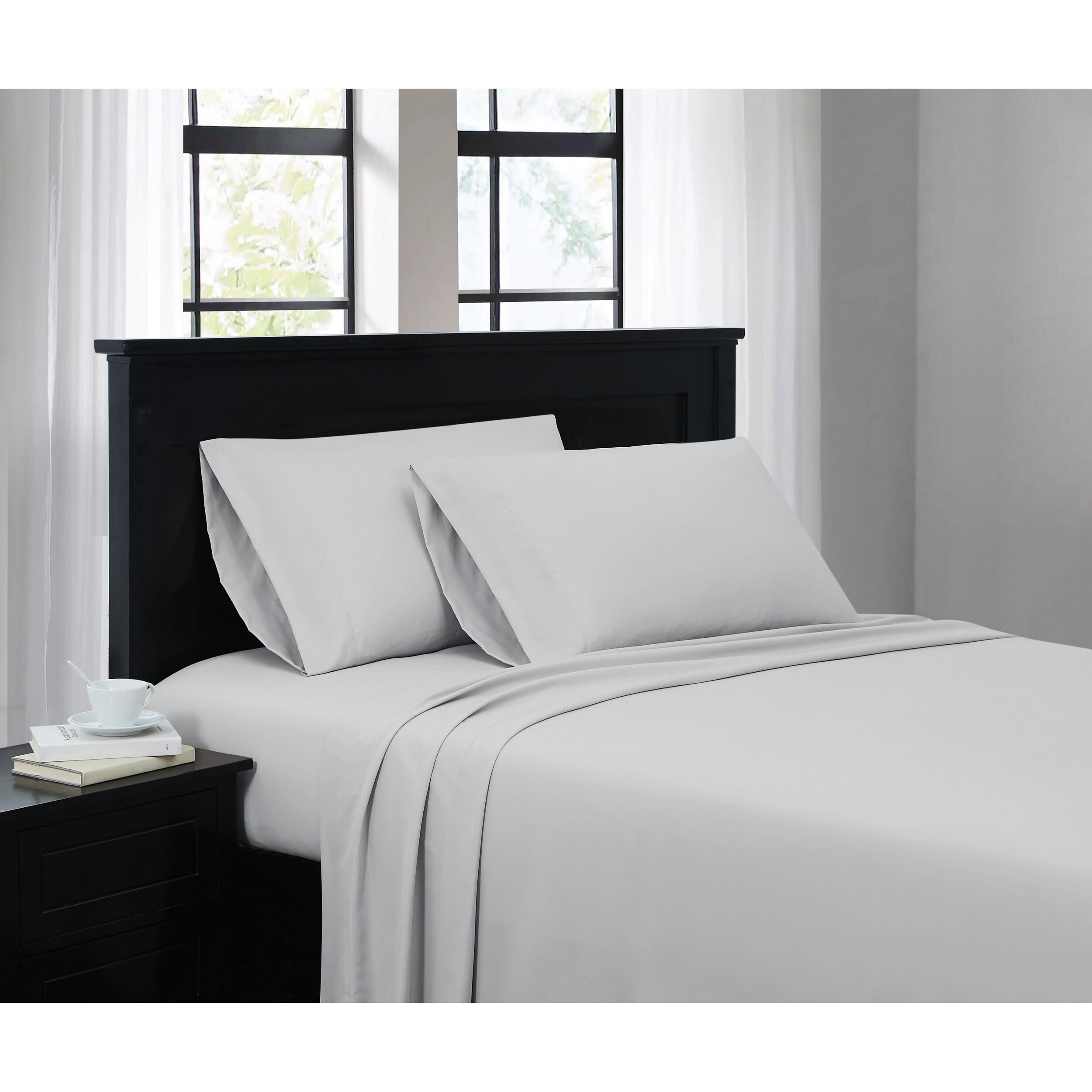 Click here for Truly Soft 3-Piece Queen Sheet Set  Light Gray prices