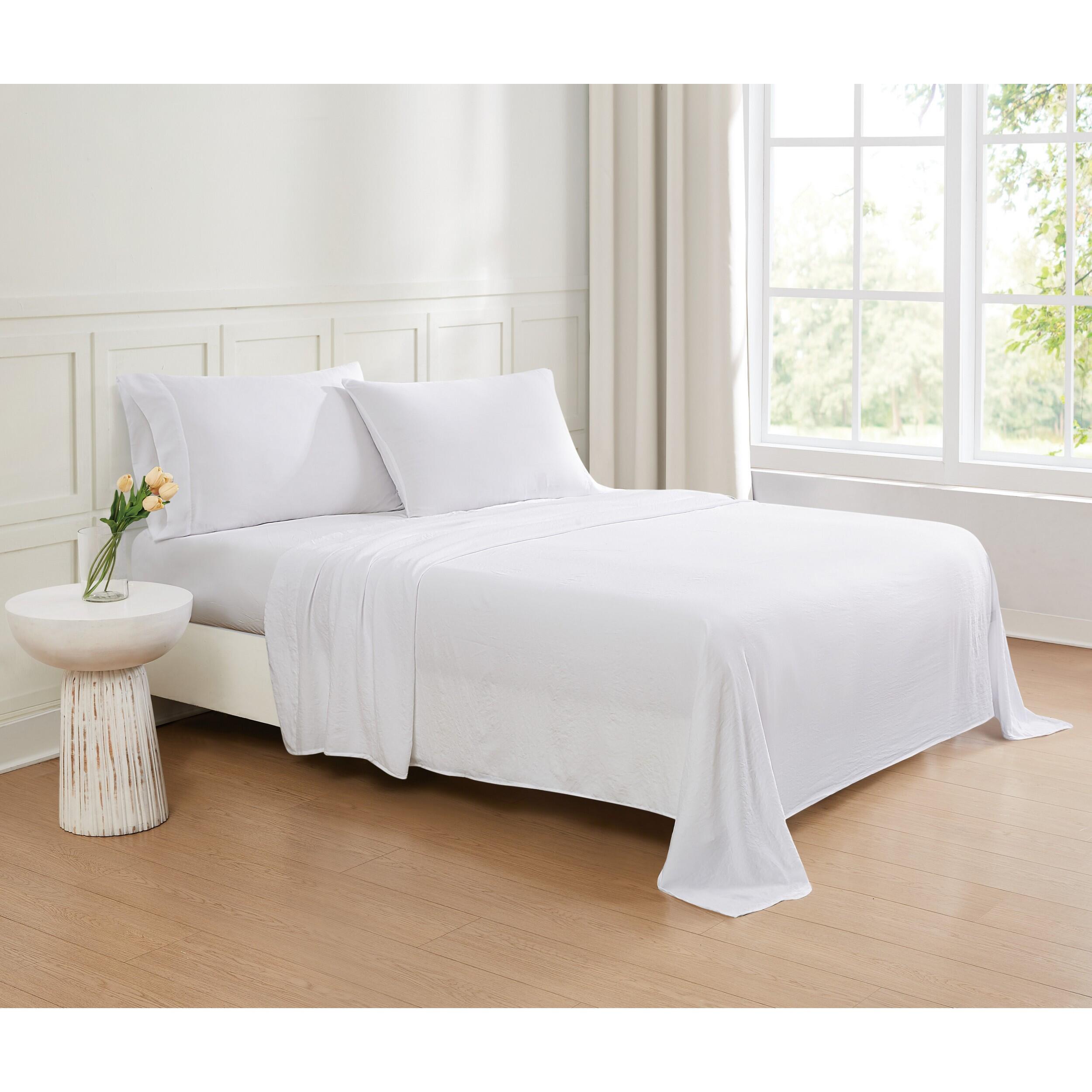 Click here for Truly Soft Solid 2-Piece Twin Sheet Set  White prices