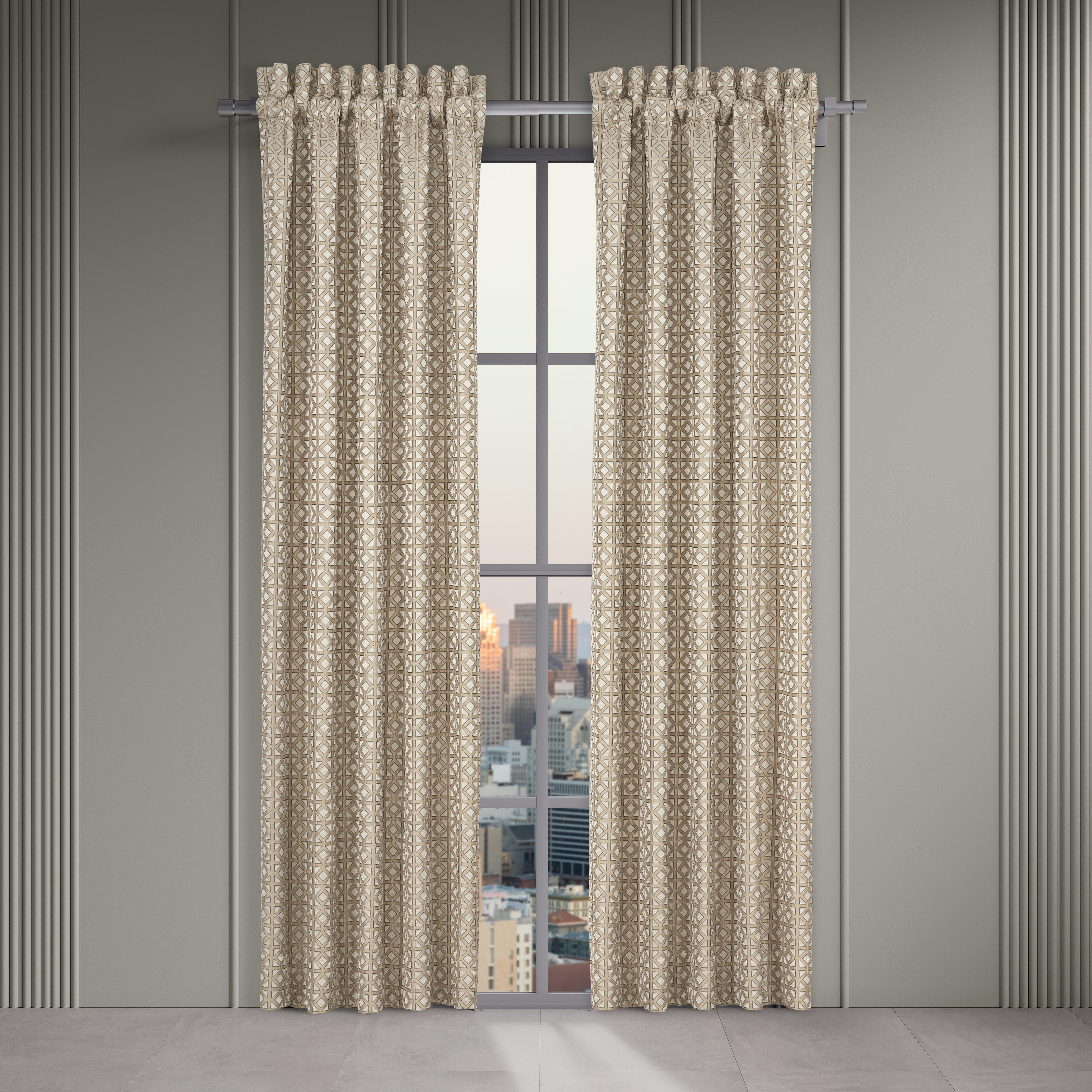 Click here for J. Queen New York Alaro 84 Window Panel Pair  Gold prices