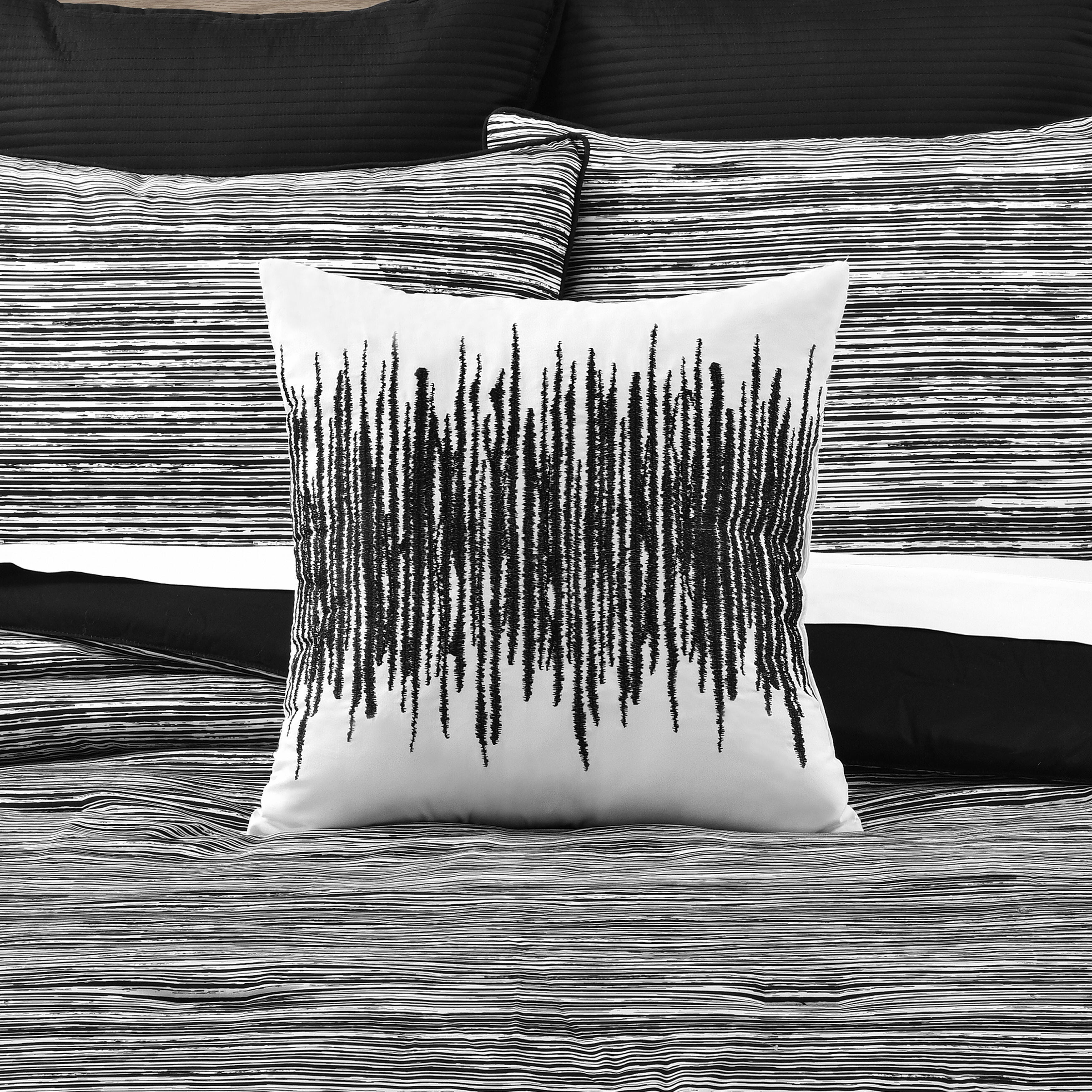 Click here for Royal Court Dalton Decorative Throw Pillow  Black/... prices