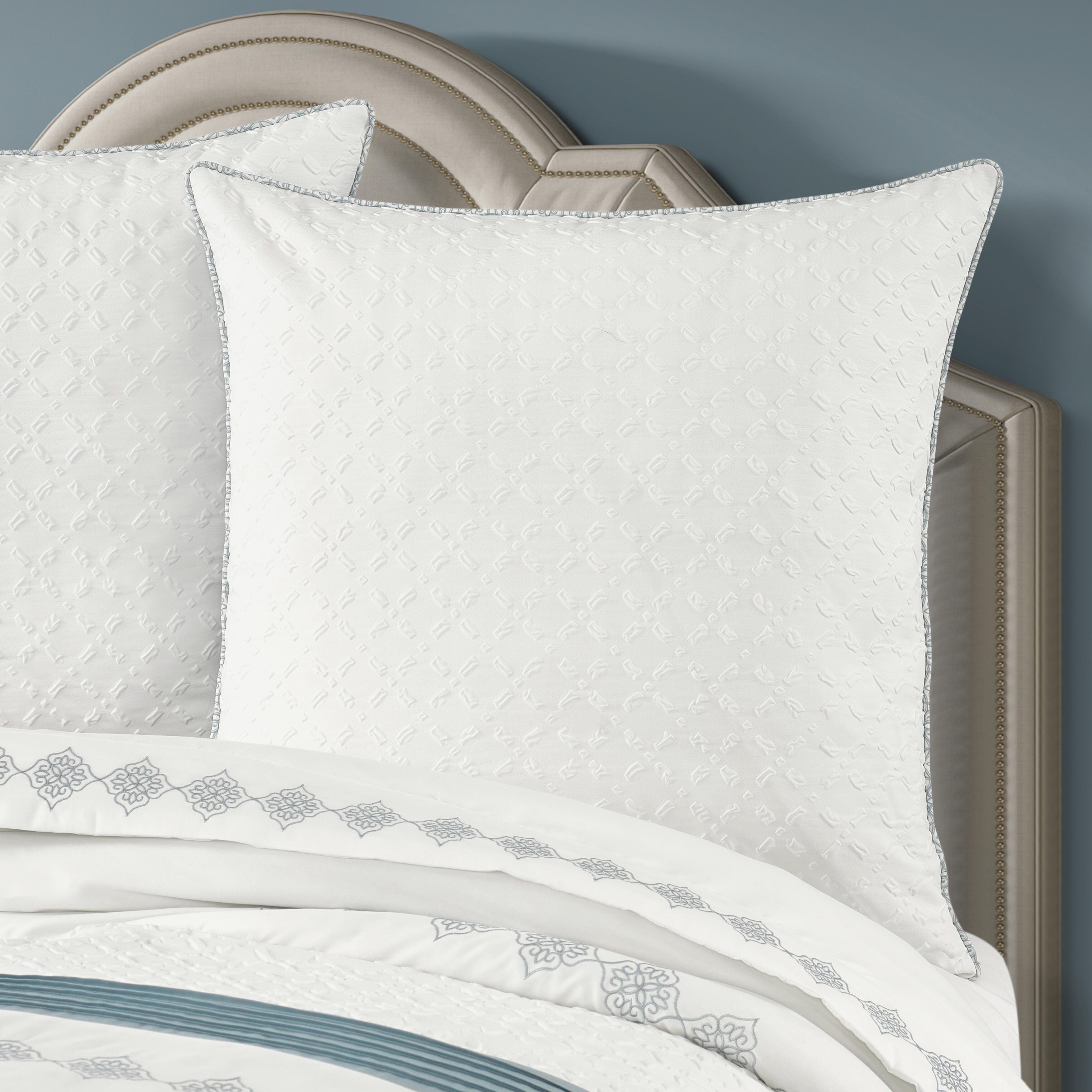 Click here for Royal Court Trilogy Euro Sham  Blue prices