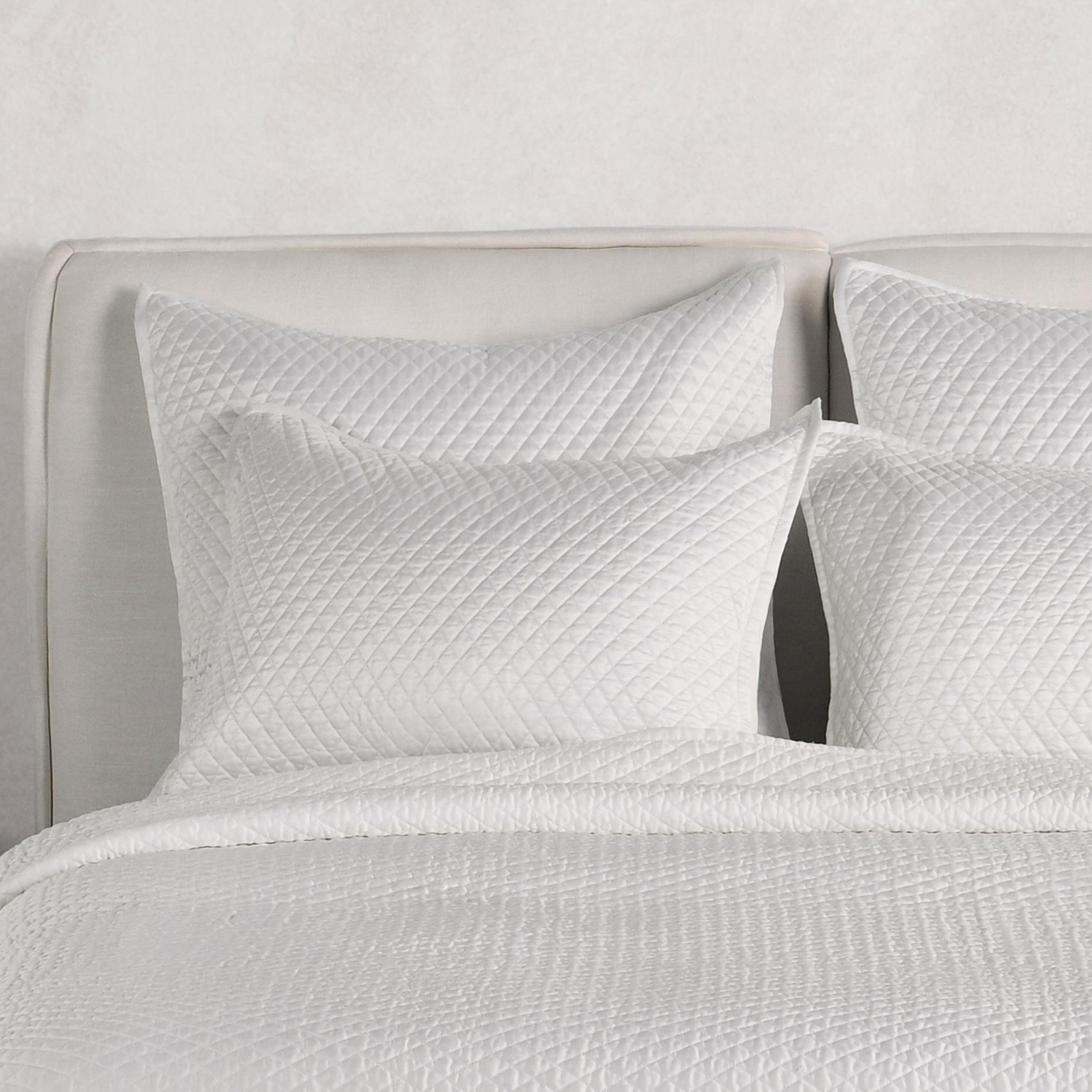 Click here for Ashley Luxe King Diamond-Quilted Sateen Quilt & Sh... prices