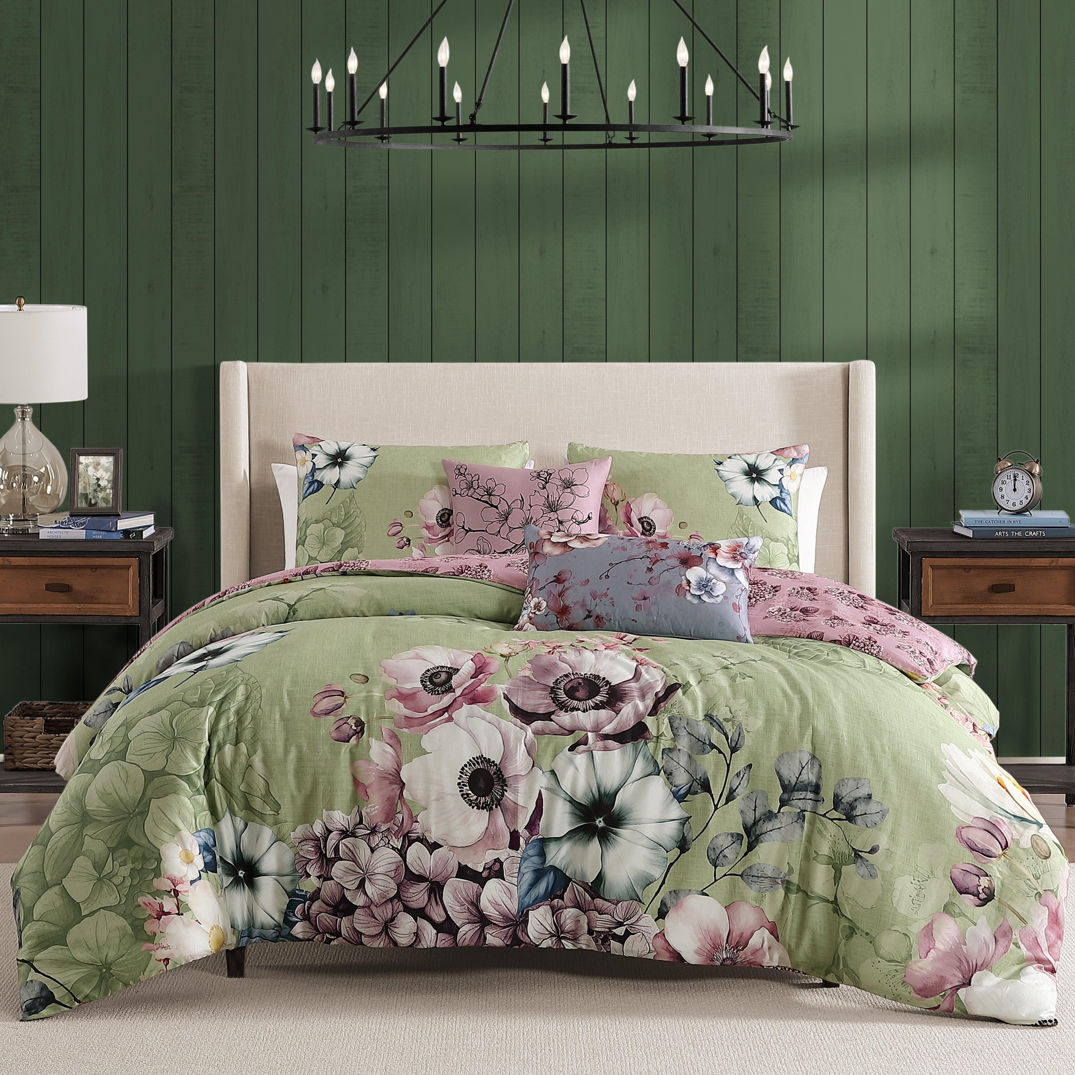 Click here for Bebejan® Lilac Cascade 5-Piece Queen Comforter Set... prices