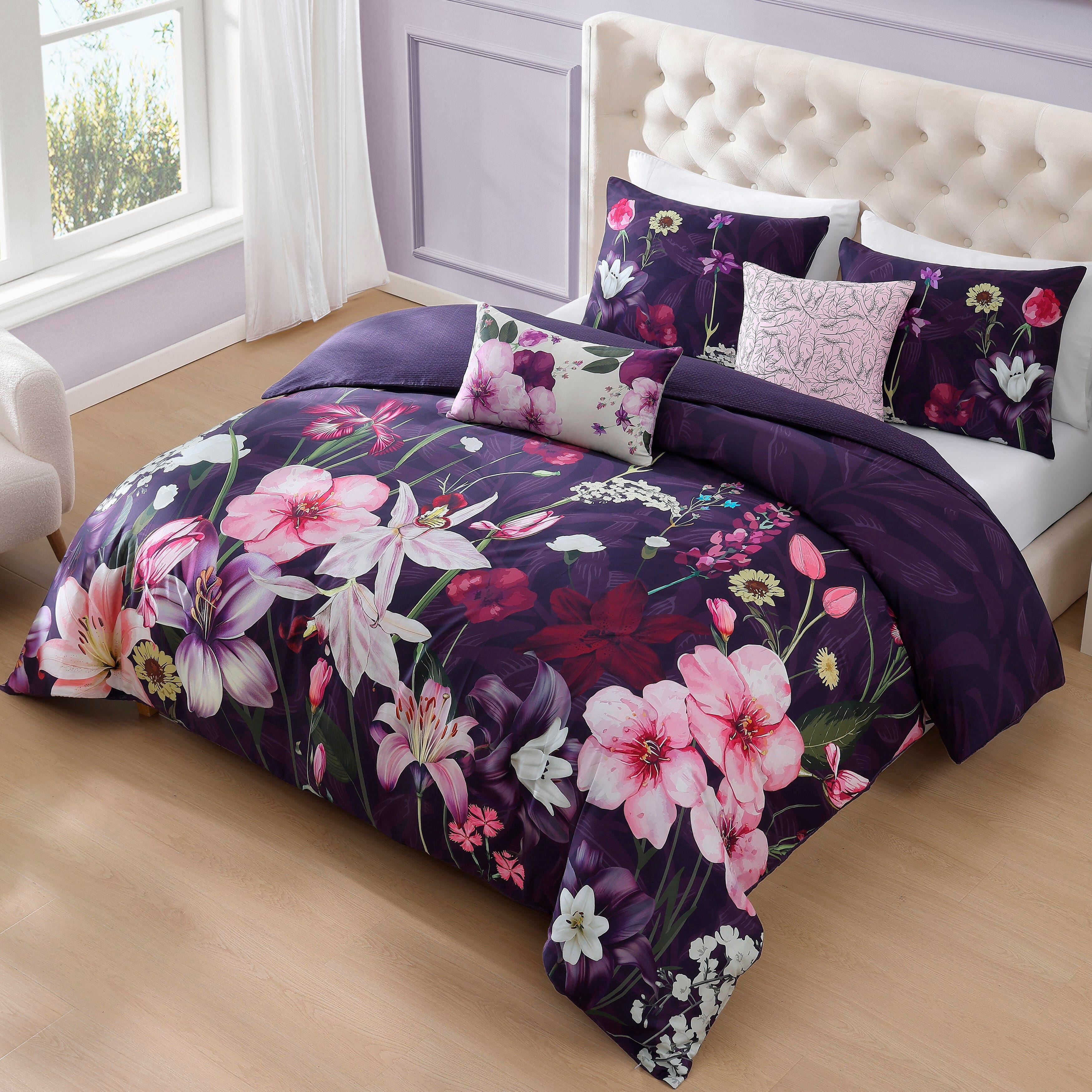 Click here for Bebejan® Morning Glory 5-Piece Queen Comforter Set... prices