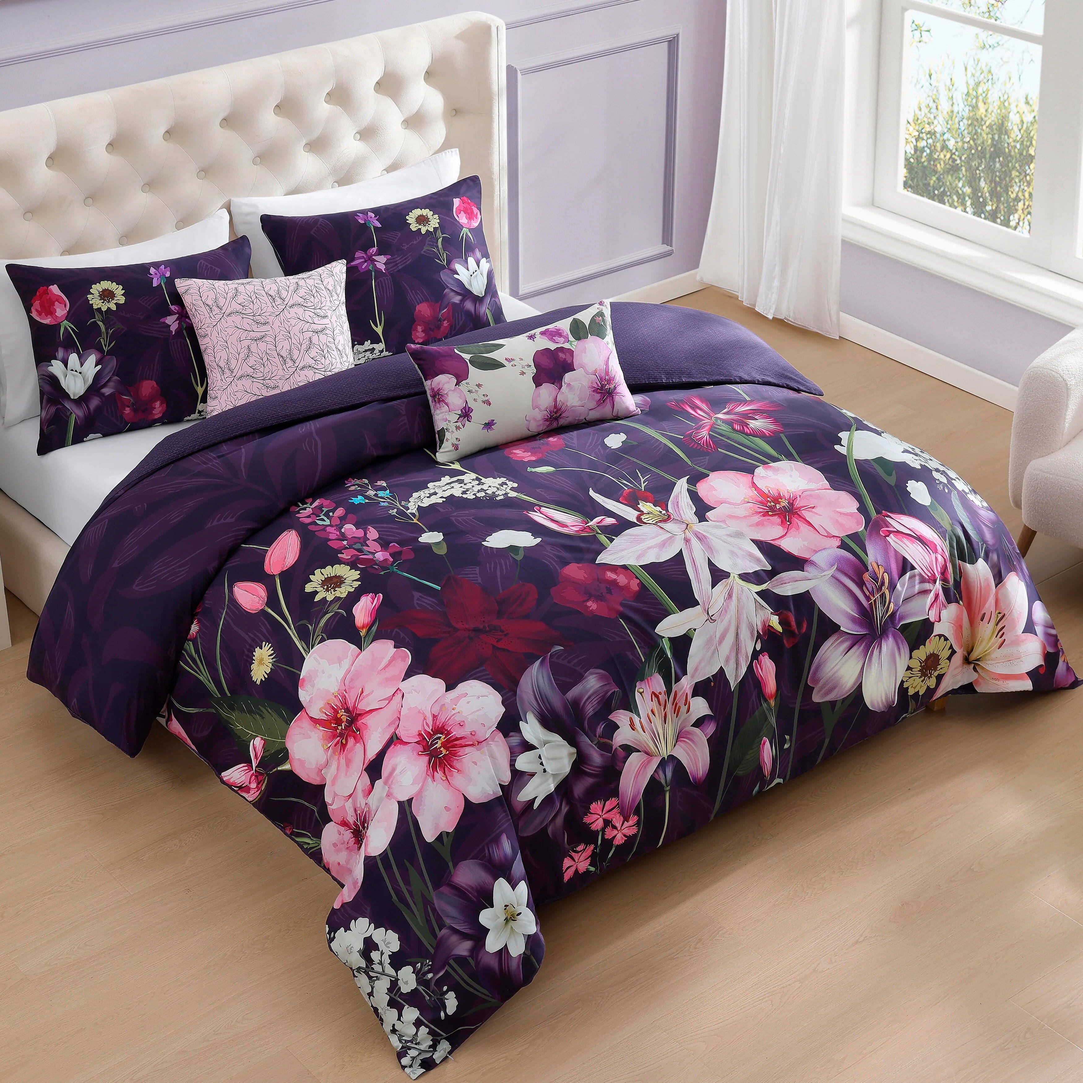 Click here for Bebejan® Morning Glory 5-Piece King Comforter Set... prices