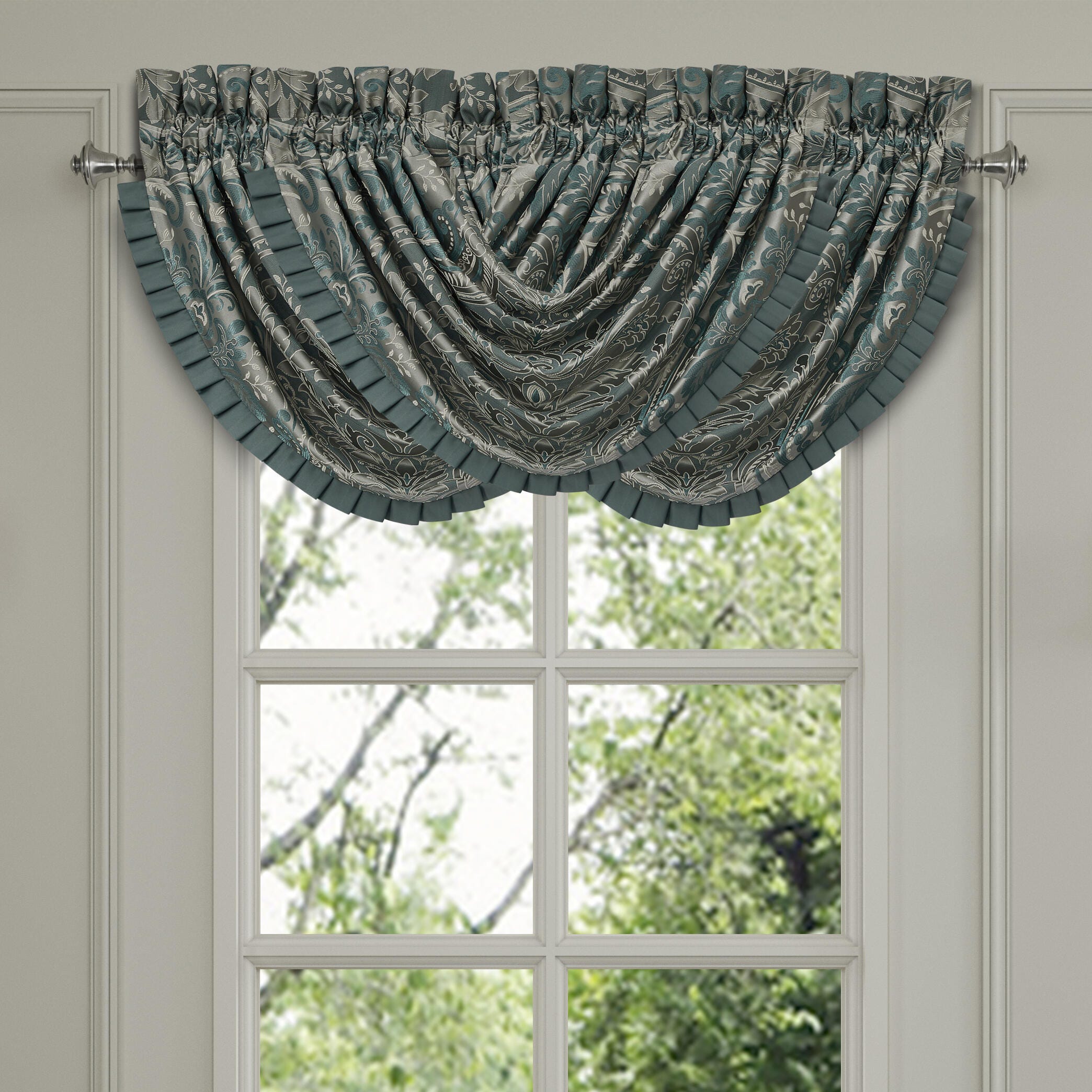 Click here for J. Queen New York Renata Valance  Teal prices