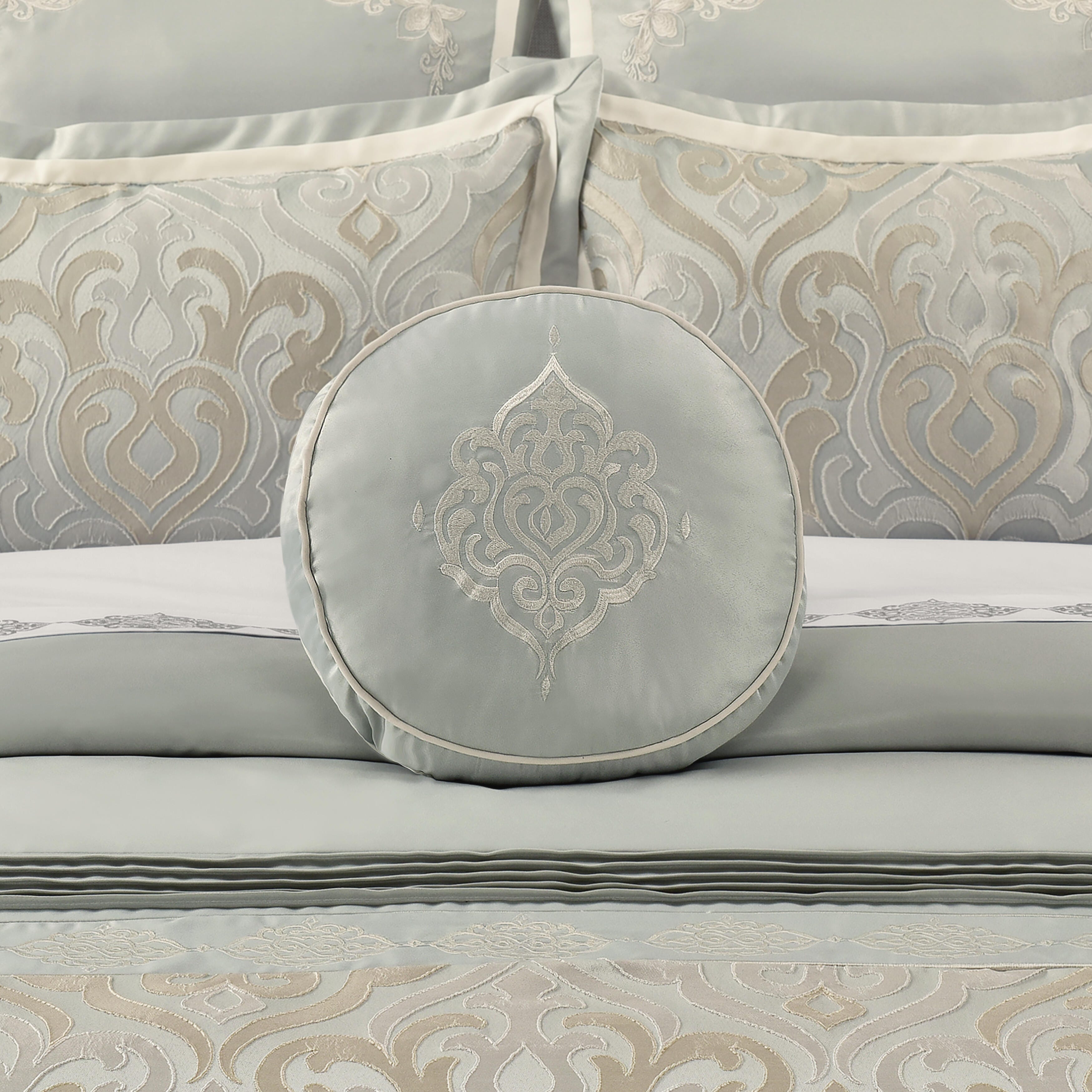 Click here for Royal Court Calmfield Round Decorative Throw Pillo... prices