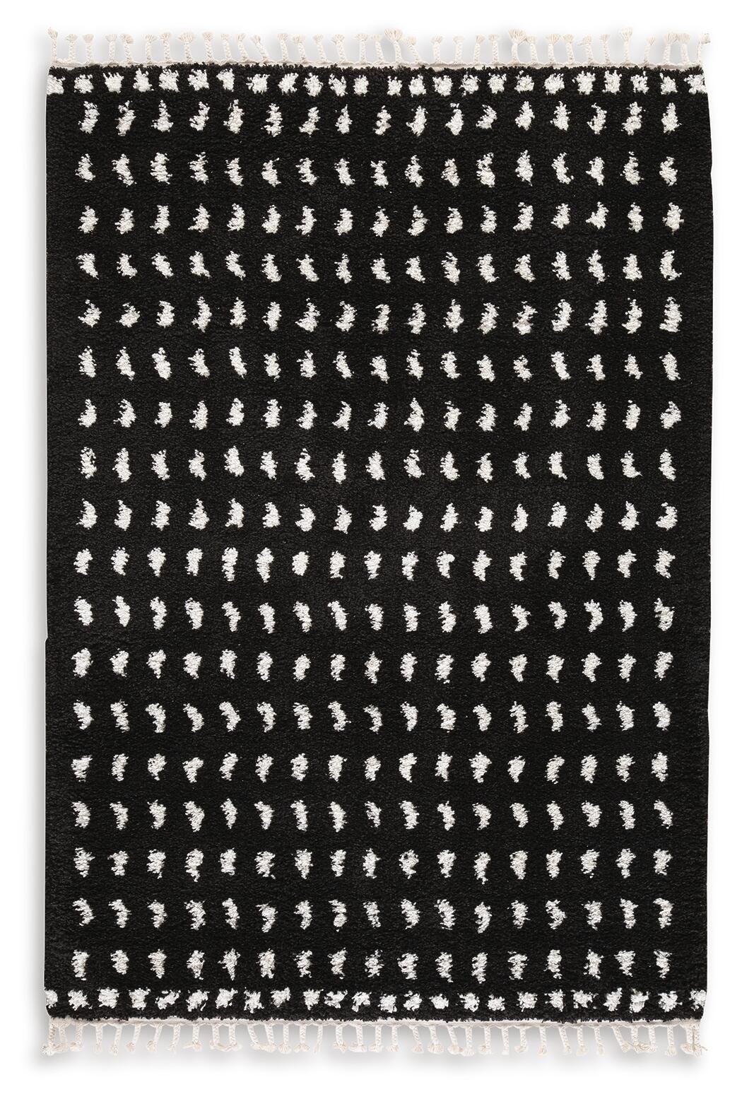 Click here for Minston 5 x 7 Rug  Black/White prices