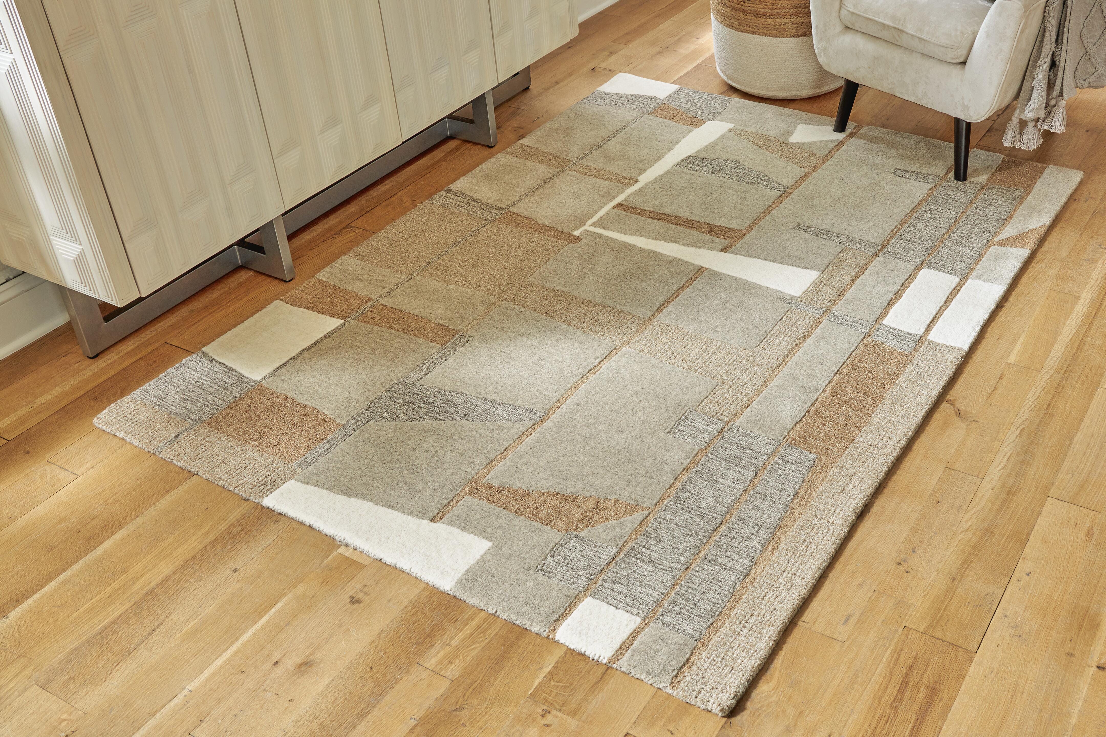 Click here for Abbotton 5 x 7 Rug  Taupe/Gray/Caramel prices