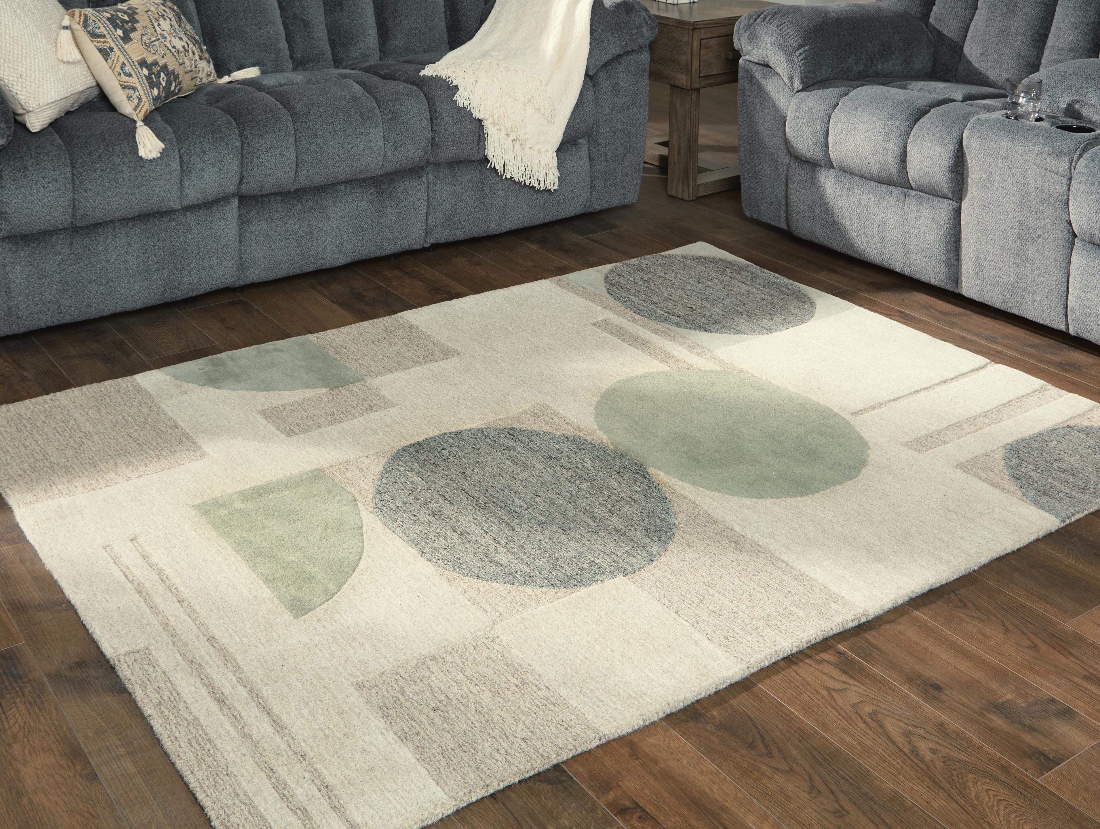 Click here for Dallane 5 x 7 Rug  Linen/Blue/Green prices