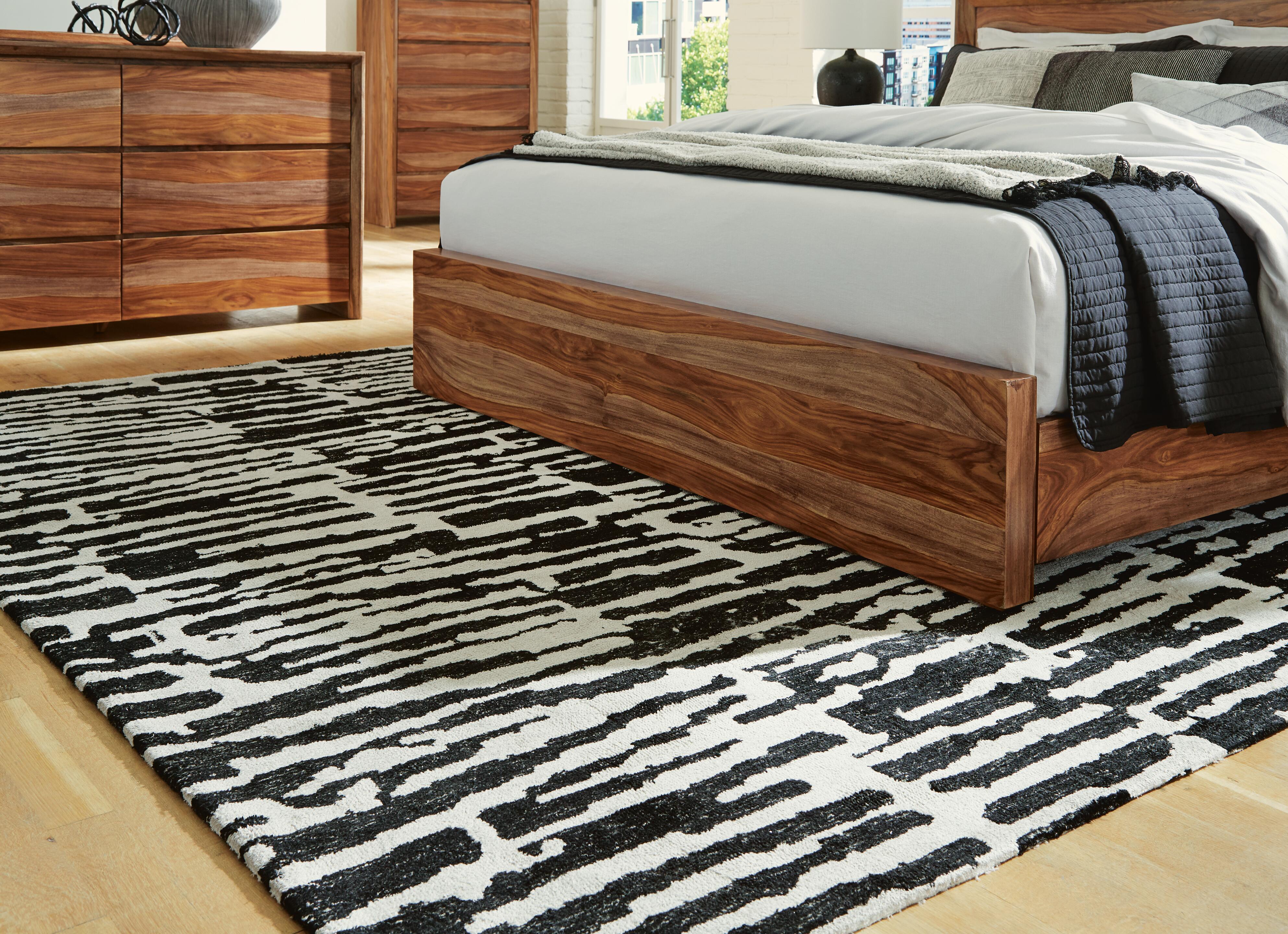 Click here for Bramshaw 8 x 10 Rug  Black/Ivory prices