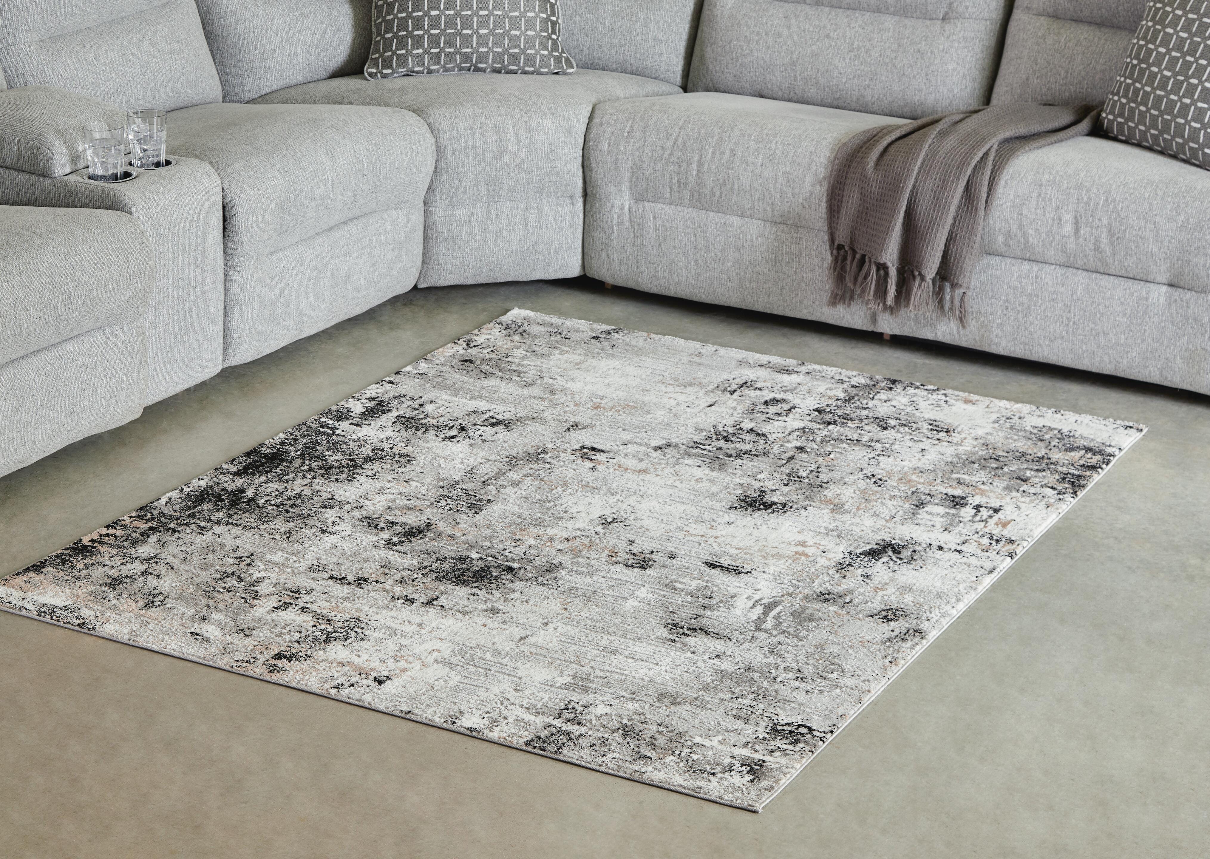 Click here for Langwell 5 x 7 Rug  Black/Gray/White prices