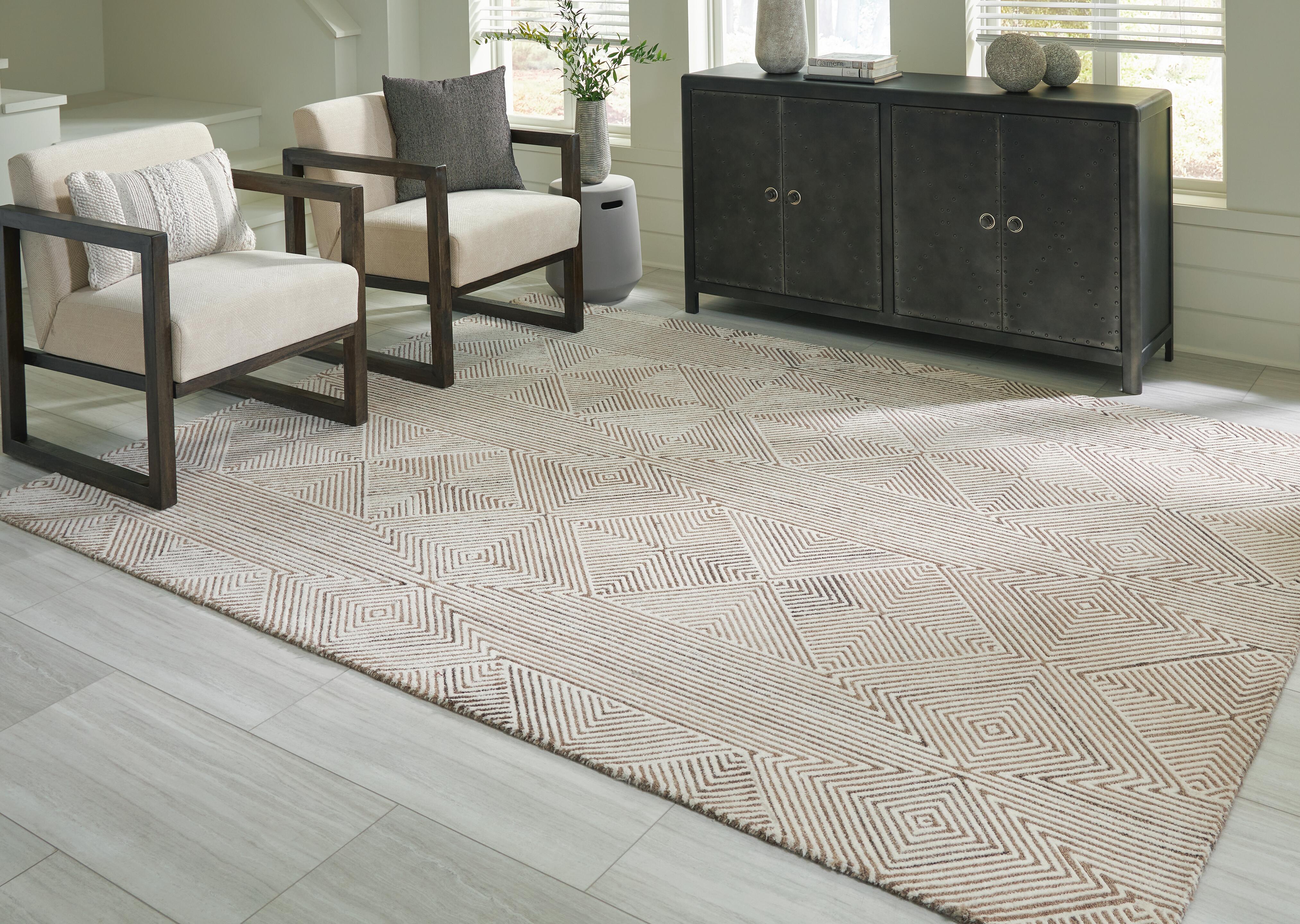 Click here for Jadott 8 x 10 Rug  Beige/Brown prices