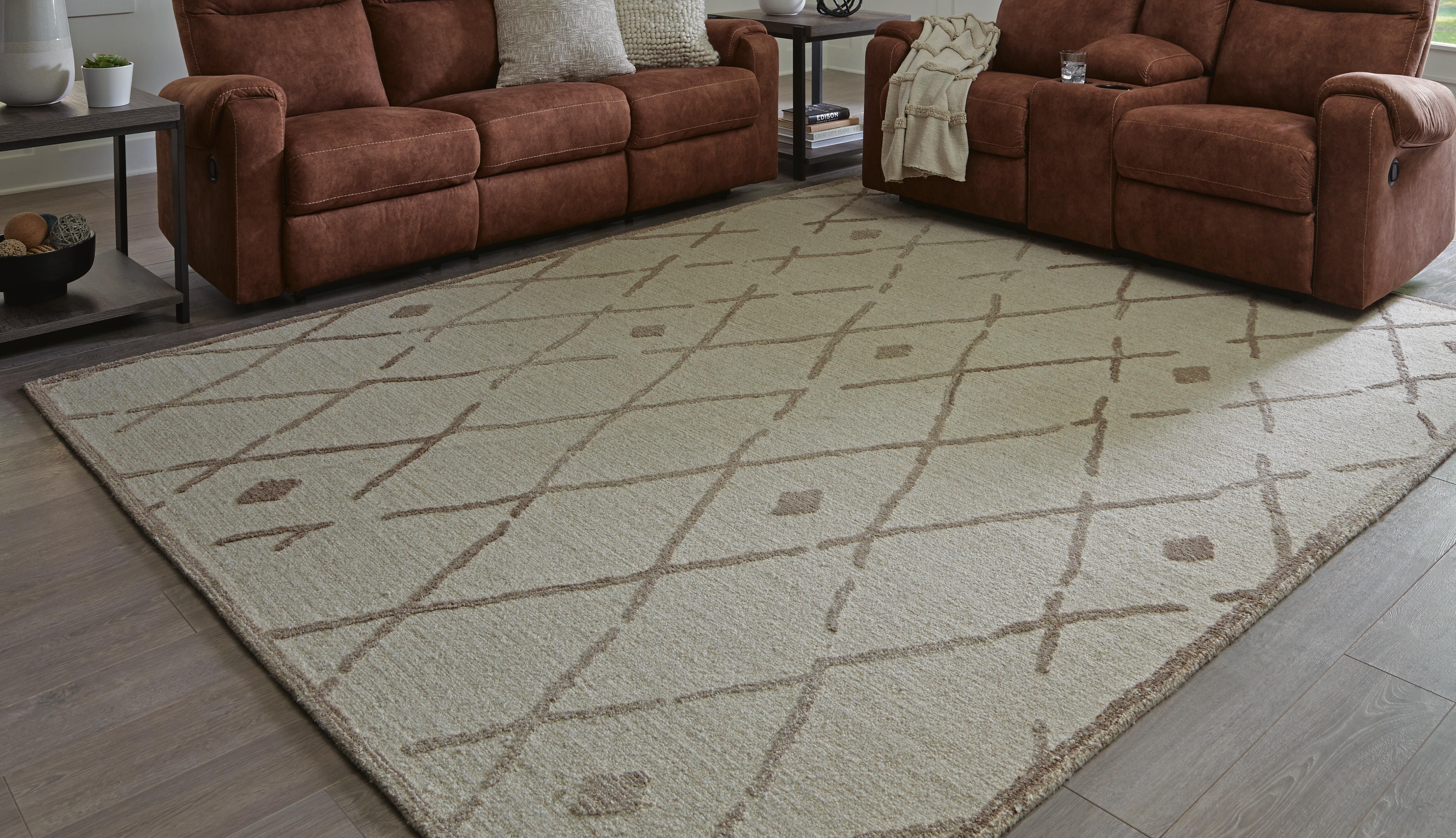 Click here for Guyford 8 x 10 Rug  Beige/Brown prices
