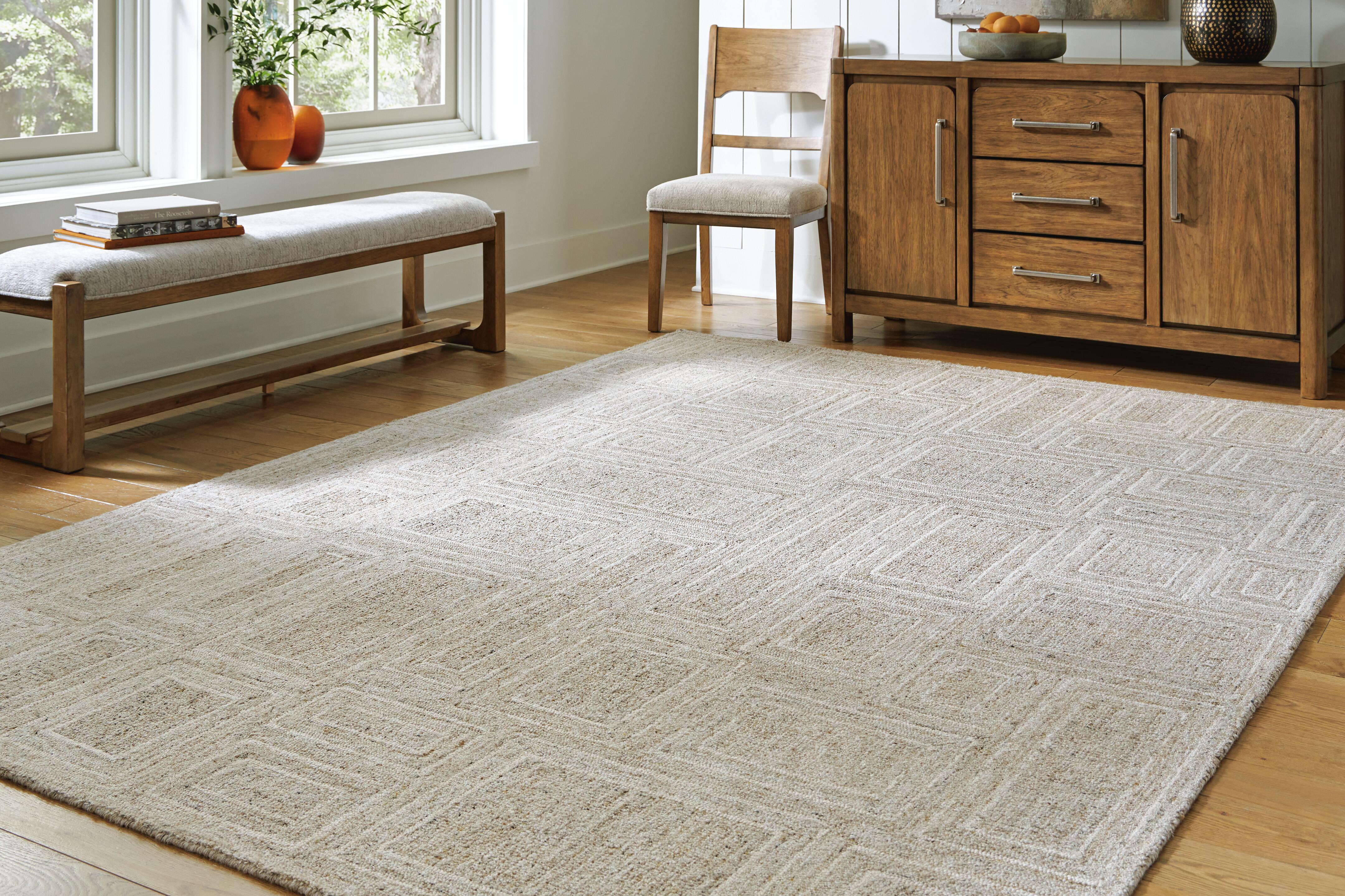 Click here for Brickburgh 8 x 10 Rug  Gray/Ivory/Honey prices