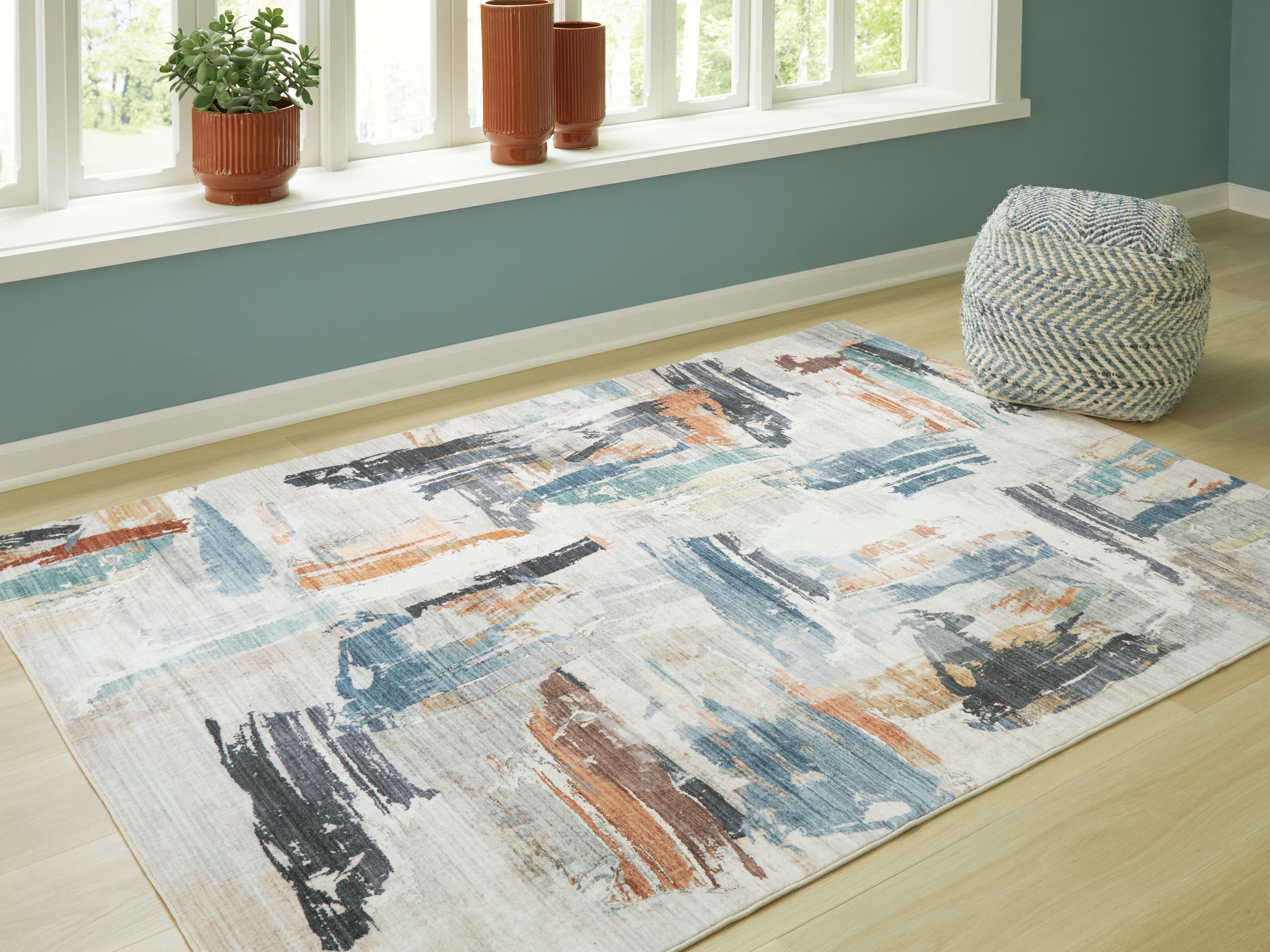 Click here for Hessland 5 x 7 Washable Rug  Multi prices