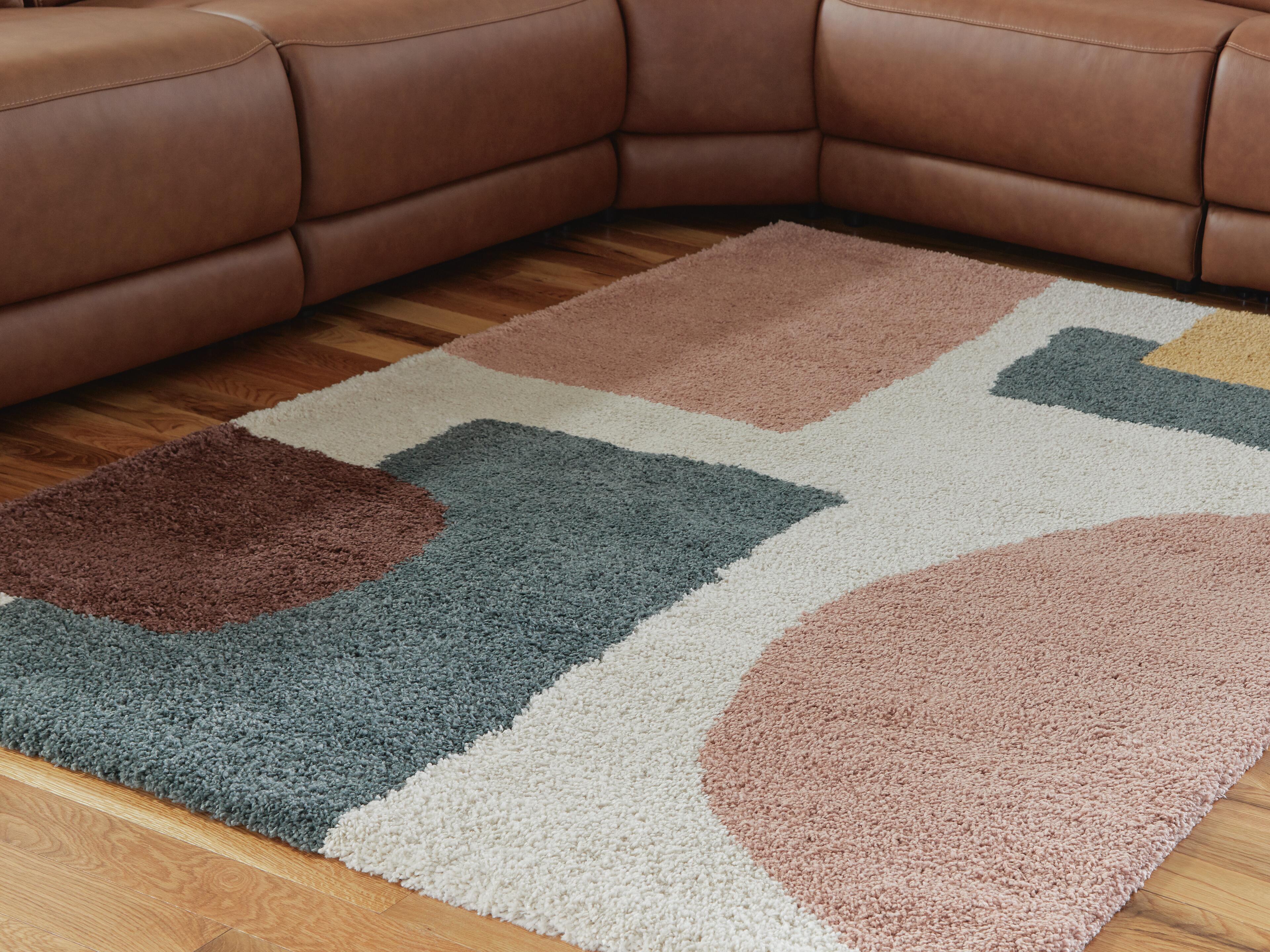 Click here for Flynnwick 5 x 7 Rug  Cream/Pink/Gray prices