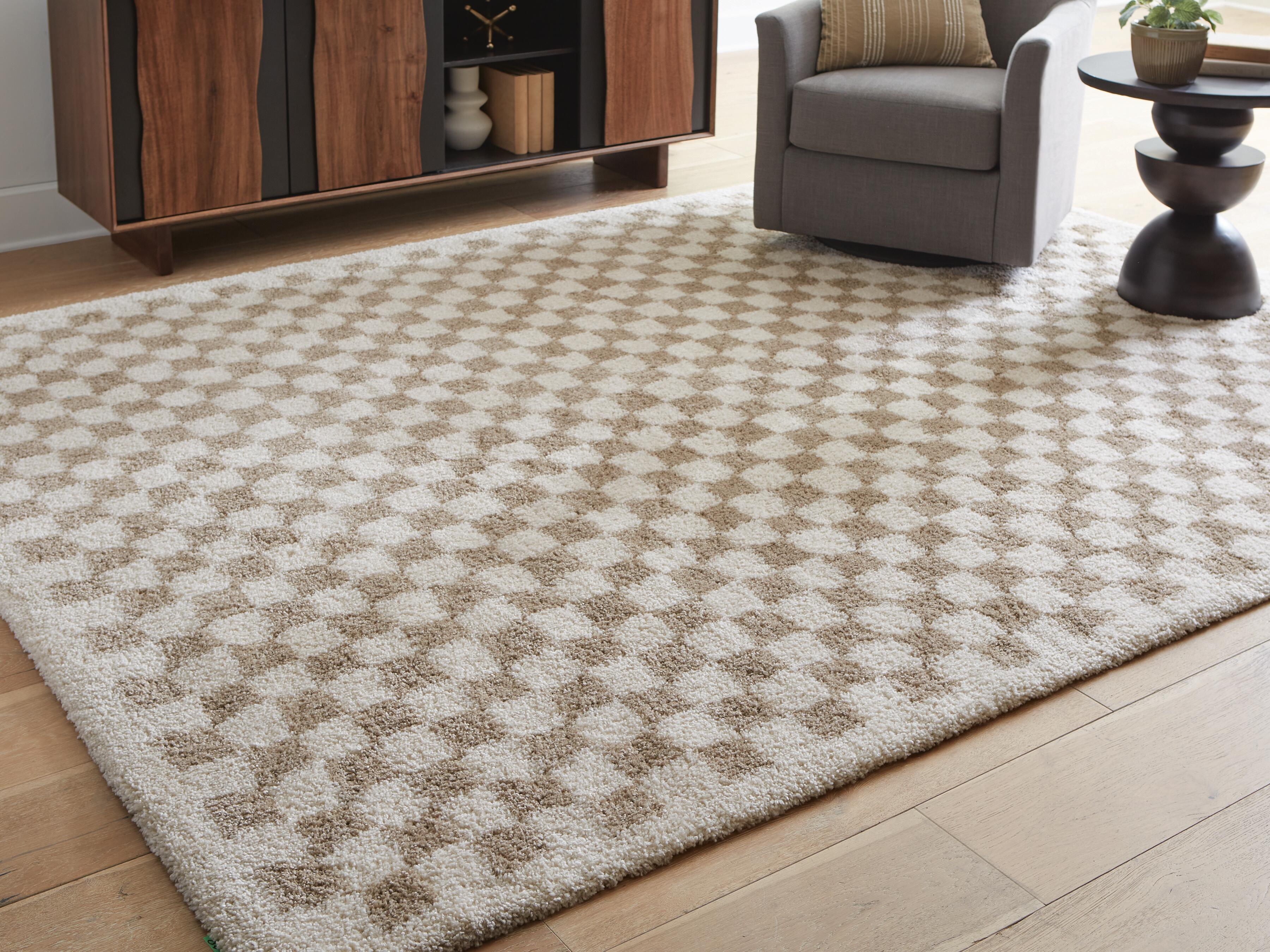 Click here for Karamen Large Rug  Taupe/Ivory prices