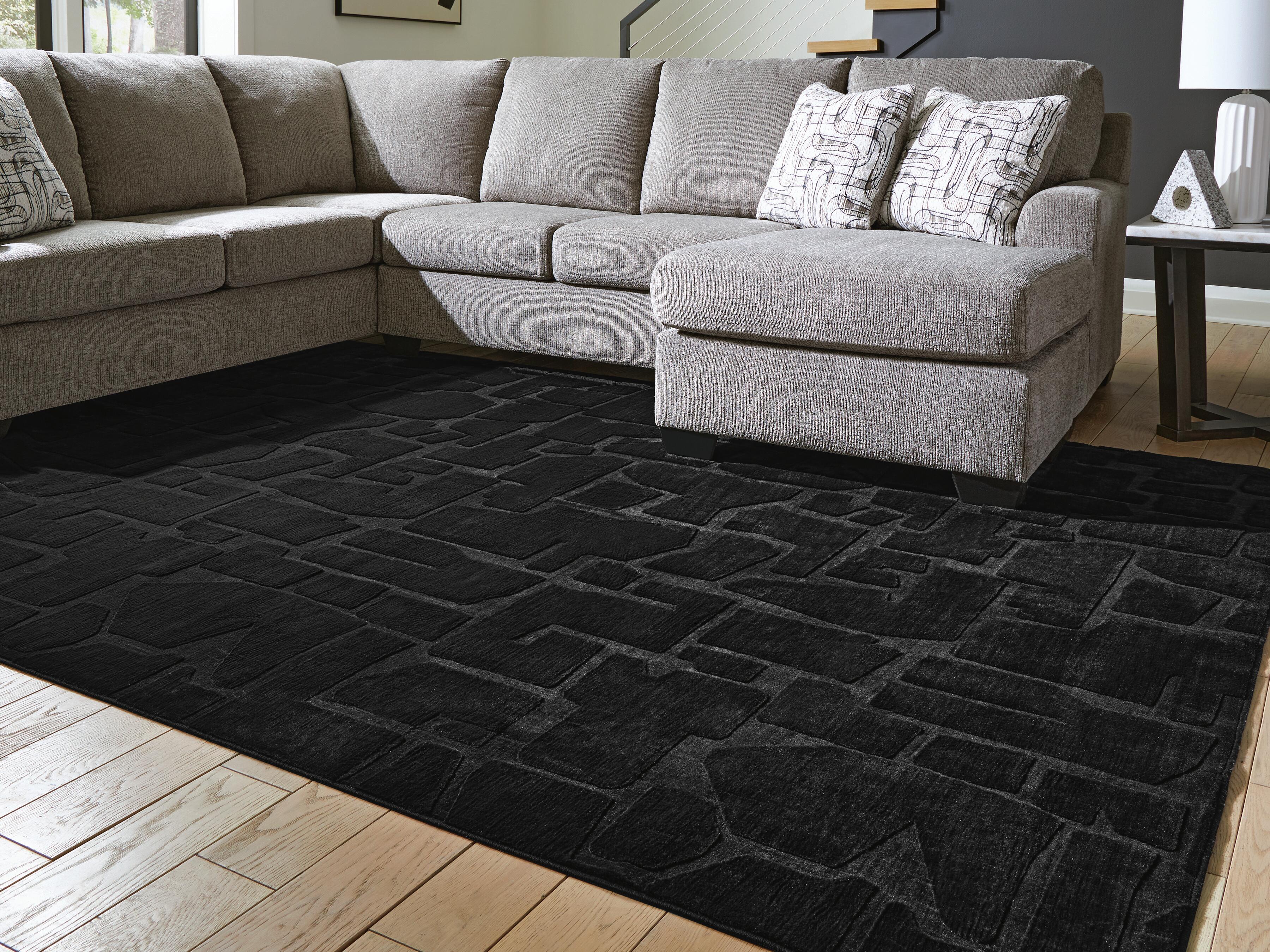 Click here for Gibbswell Washable 8 x 10 Area Rug  Black prices