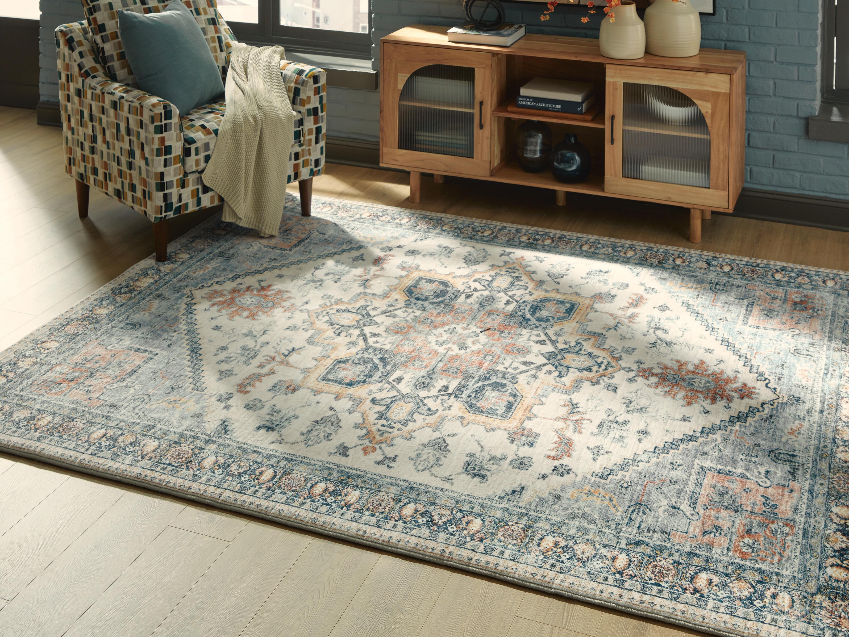 Click here for Wallney 76 X 96 Memory Foam Area Rug  Multi prices