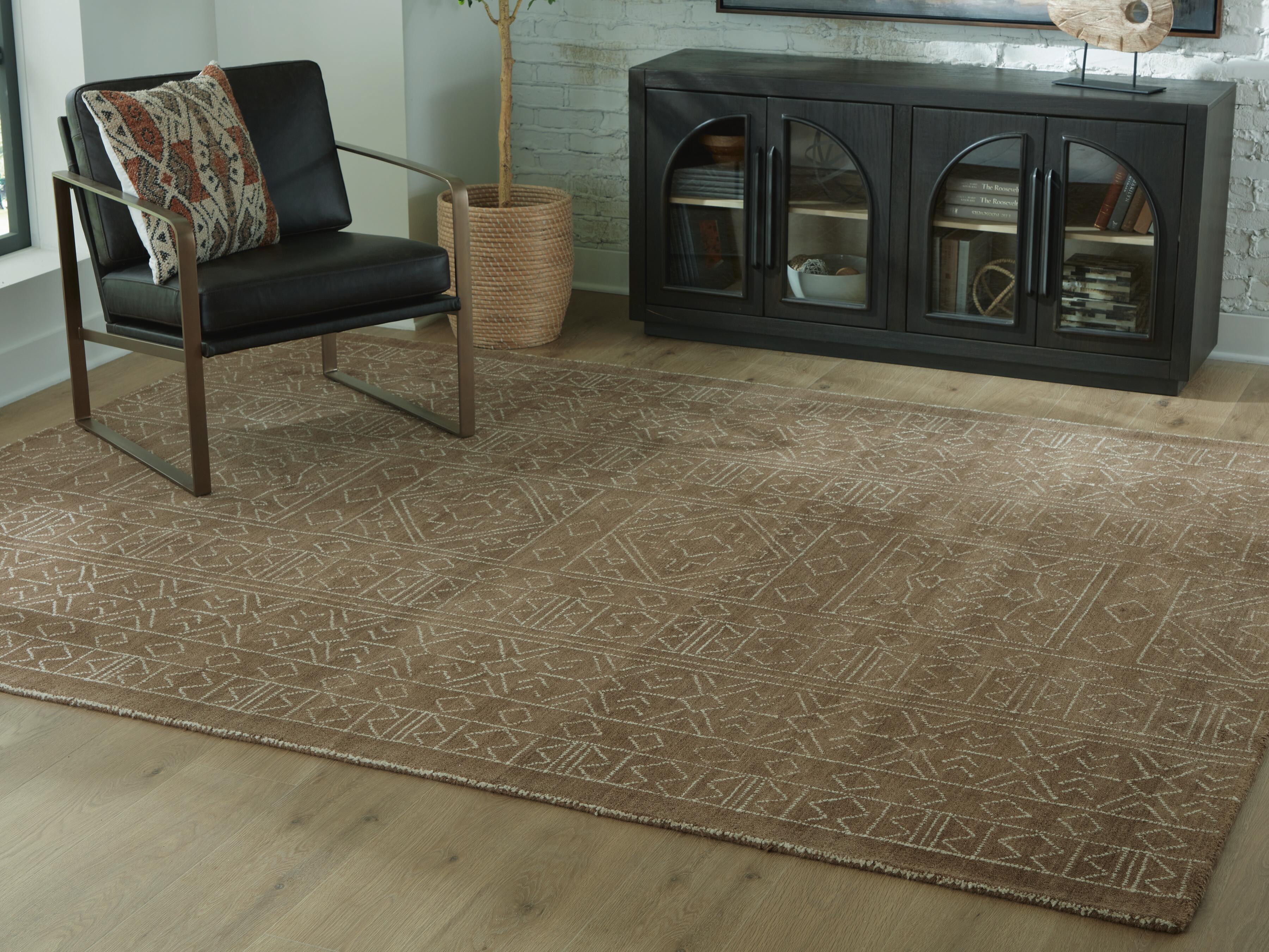 Click here for Merrittman 78 x 10 Area Rug  Brown/Ivory prices