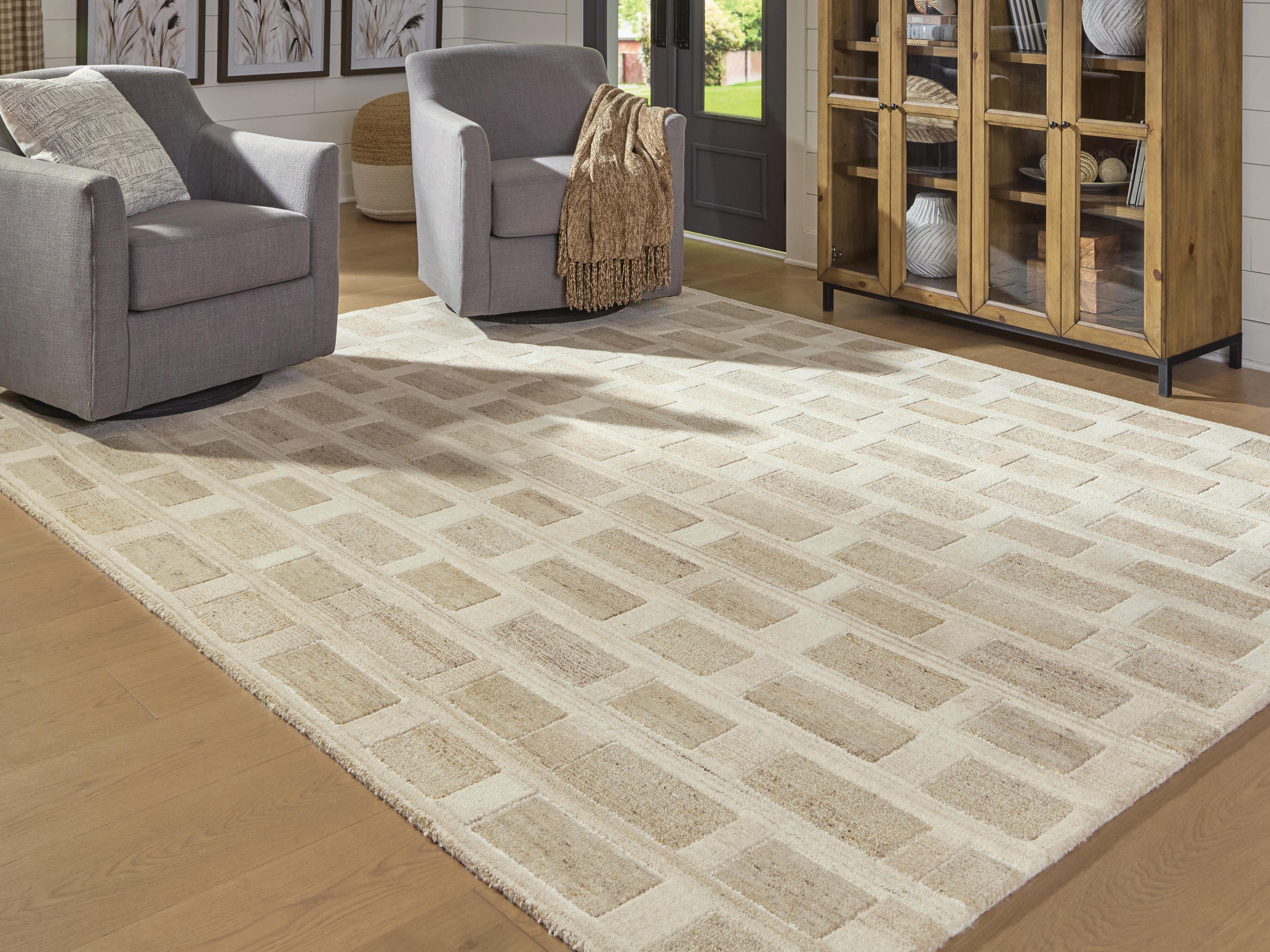 Click here for Lisgrove 78 x 10 Area Rug  Tan/Brown/White prices