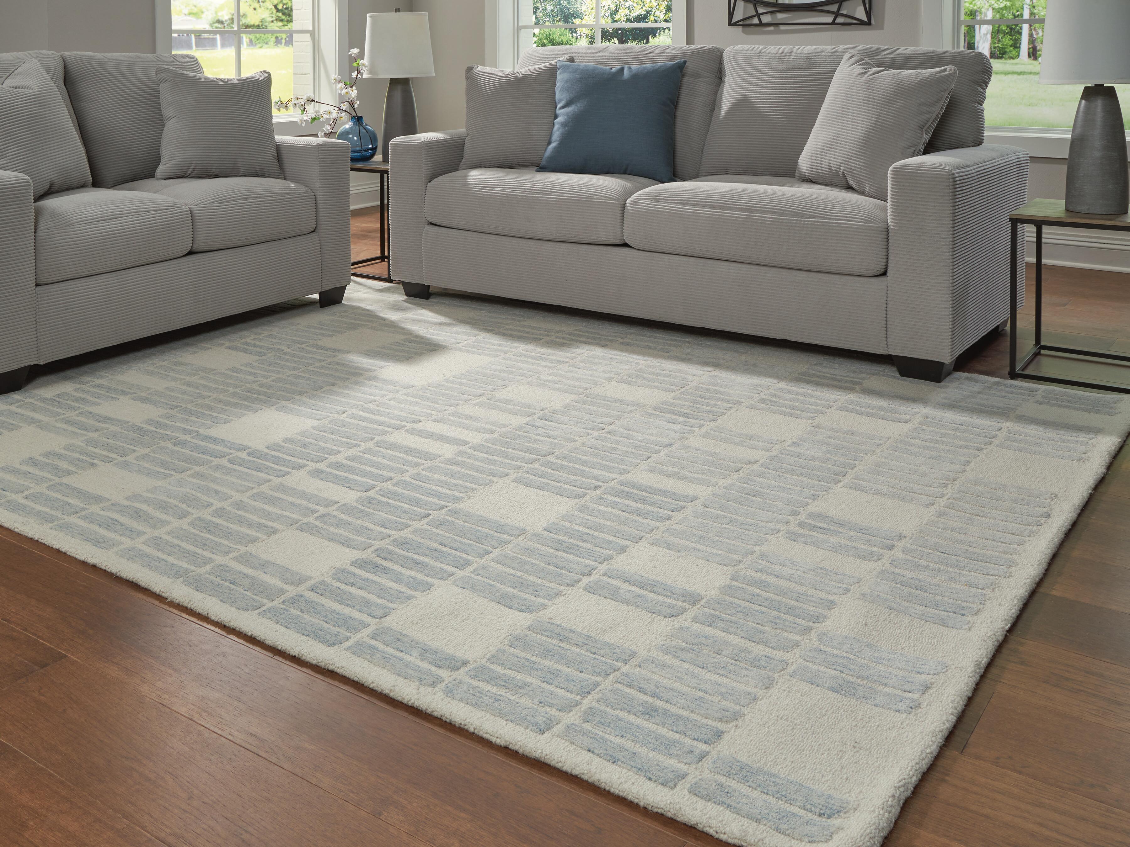 Click here for Dylanton 78 x 10 Area Rug  Ivory/Blue prices