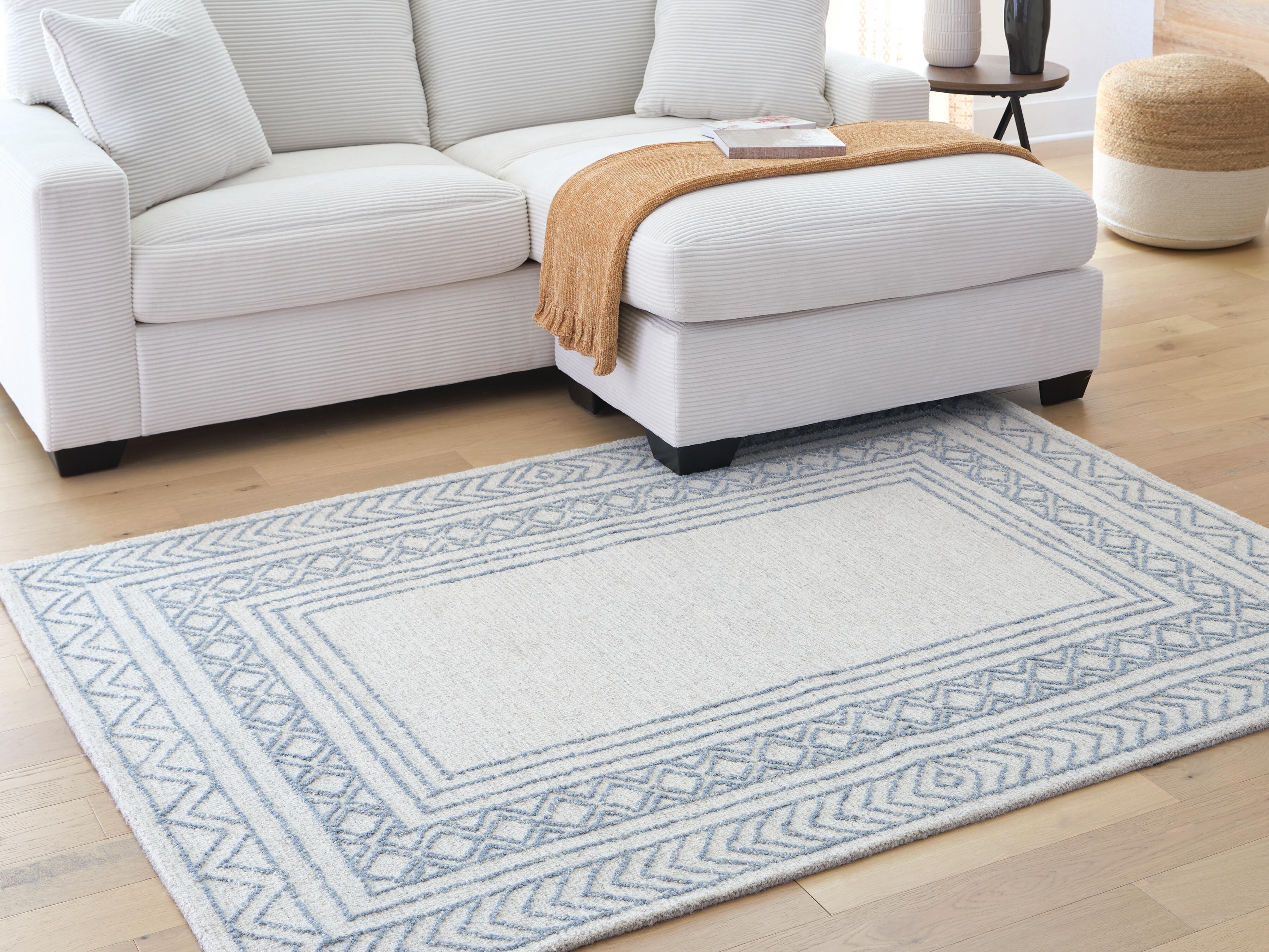 Click here for Azelhurst 5 x 7 Area Rug  Blue/Ivory/Gray prices