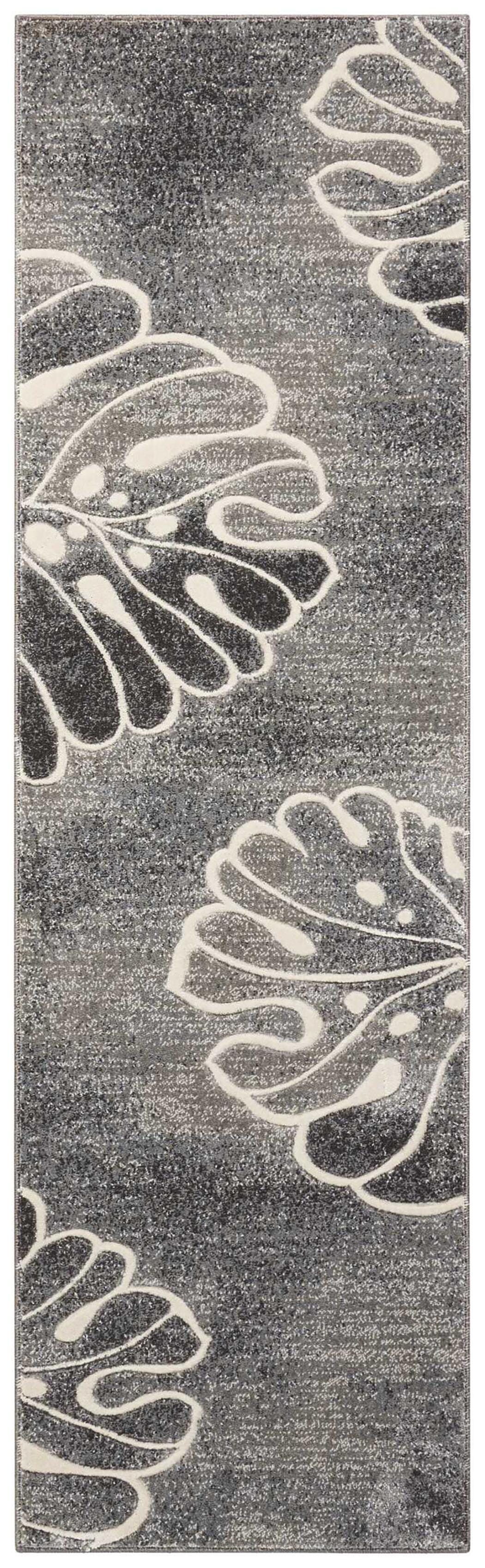 Click here for Nourison Home Maxell 22 x 76 Grey Modern Indoor Ru... prices