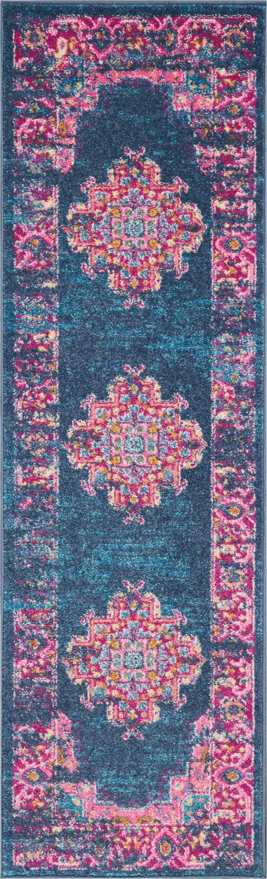 Click here for Nourison Home Passion Blue 110 X 6runner prices