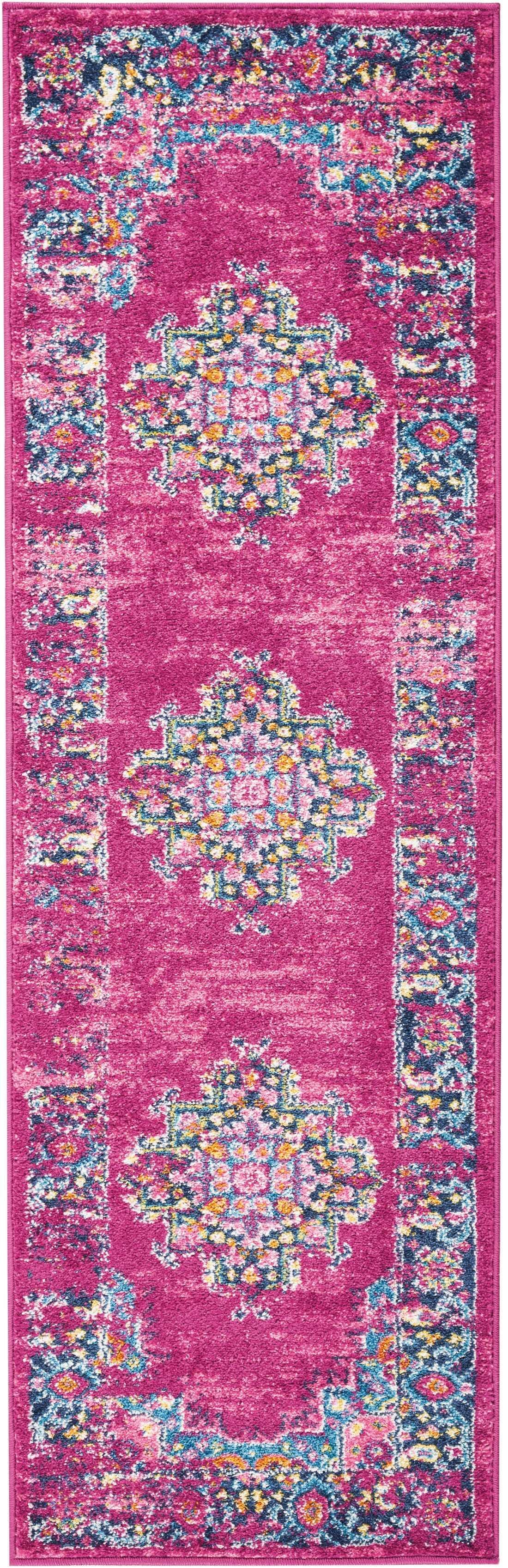 Click here for Nourison Home Passion Fuchsia 110 X 6runner prices