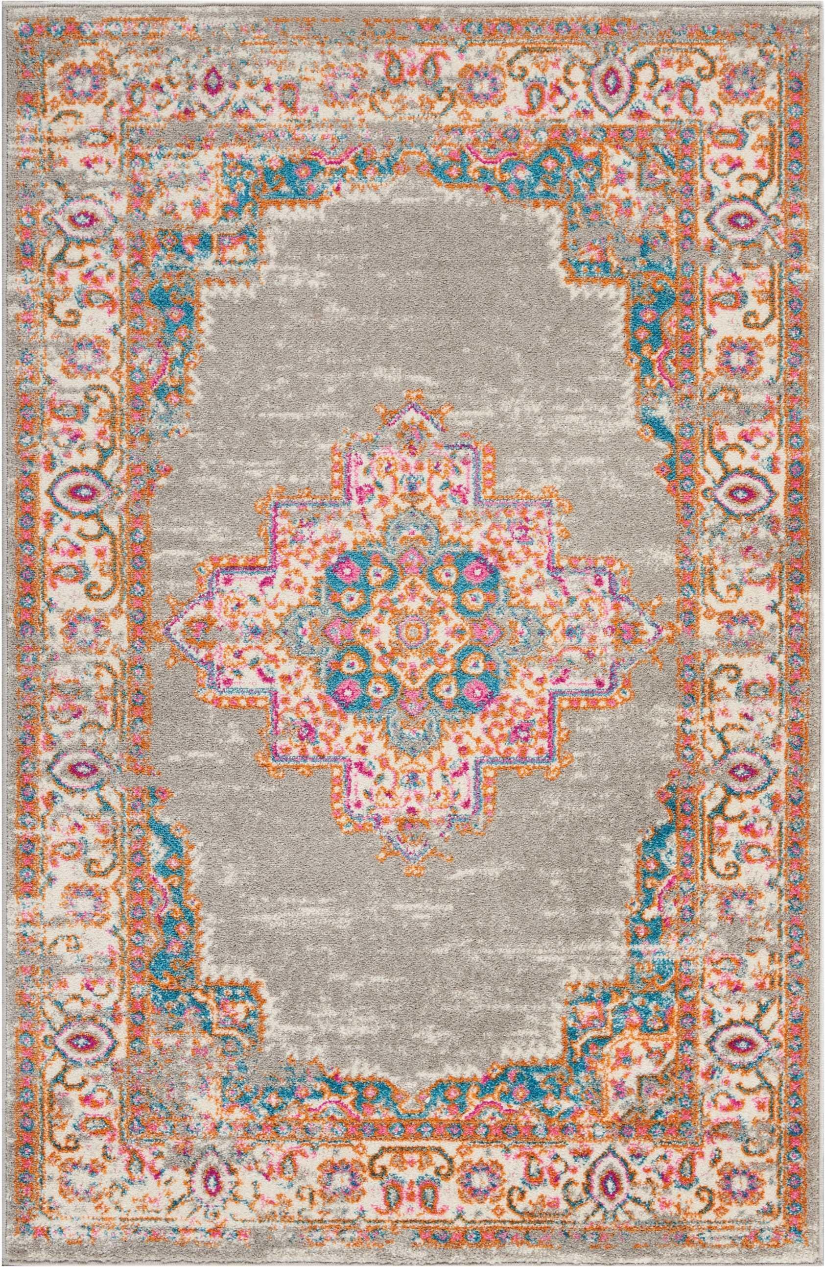 Click here for Nourison Home Passion 39 x 59 Grey Bohemian Indoor... prices