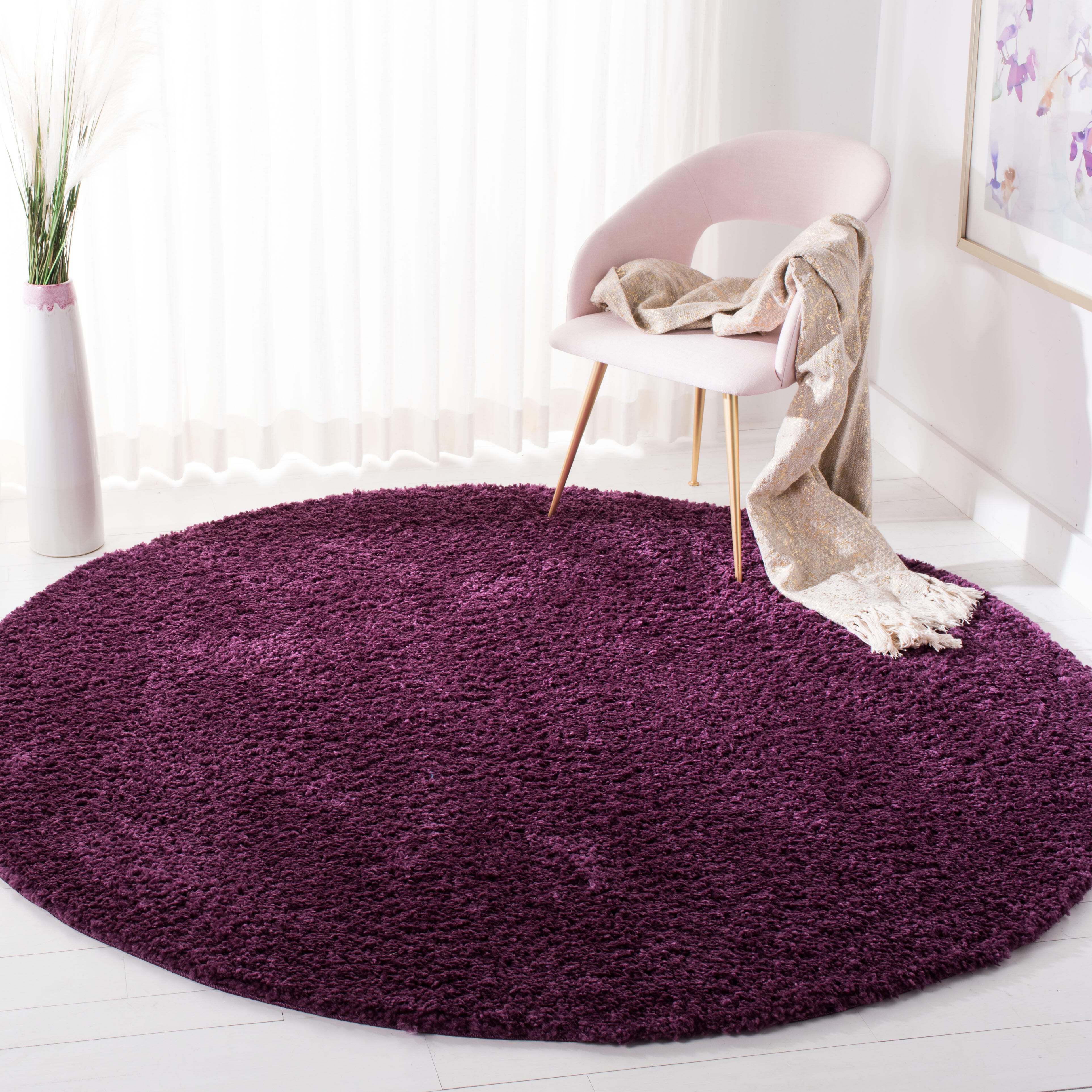 Click here for August Shag x 76 Area Rug  Purple prices