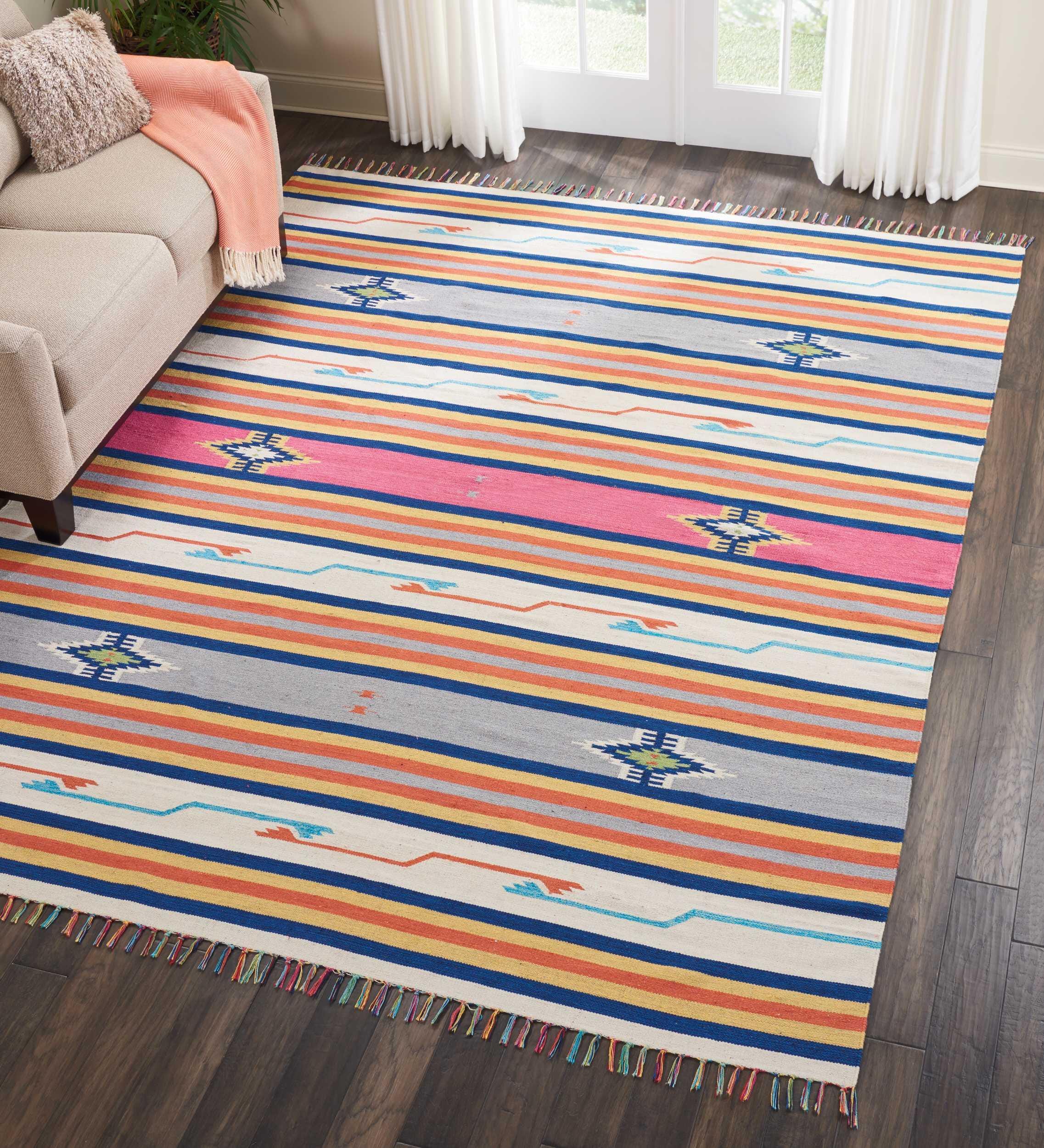 Click here for Nourison Home Baja 8 x 10 Ivory Southwestern Indoo... prices