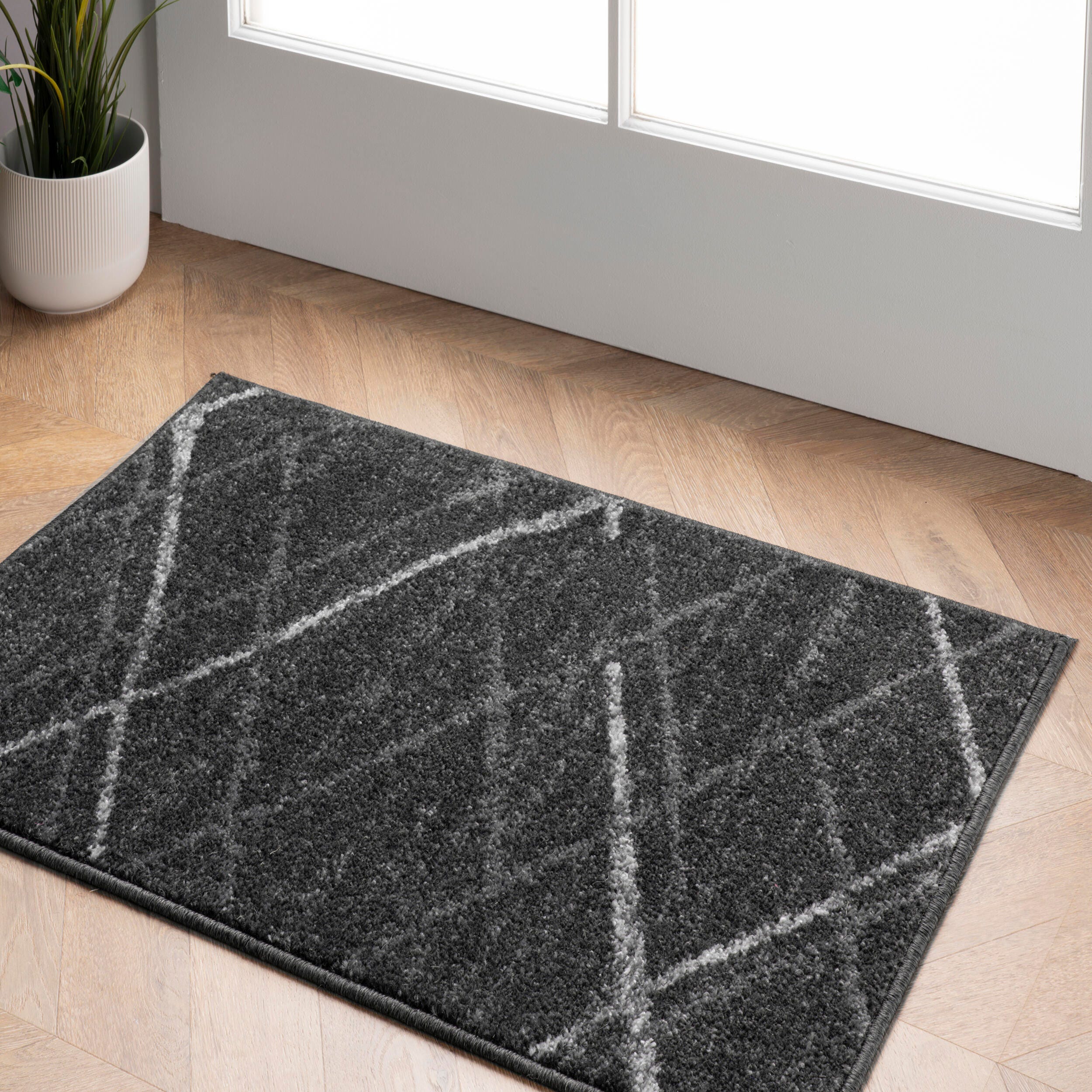 Click here for NuLoom Thigpen Contemporary Area Rug  Dark Gray prices
