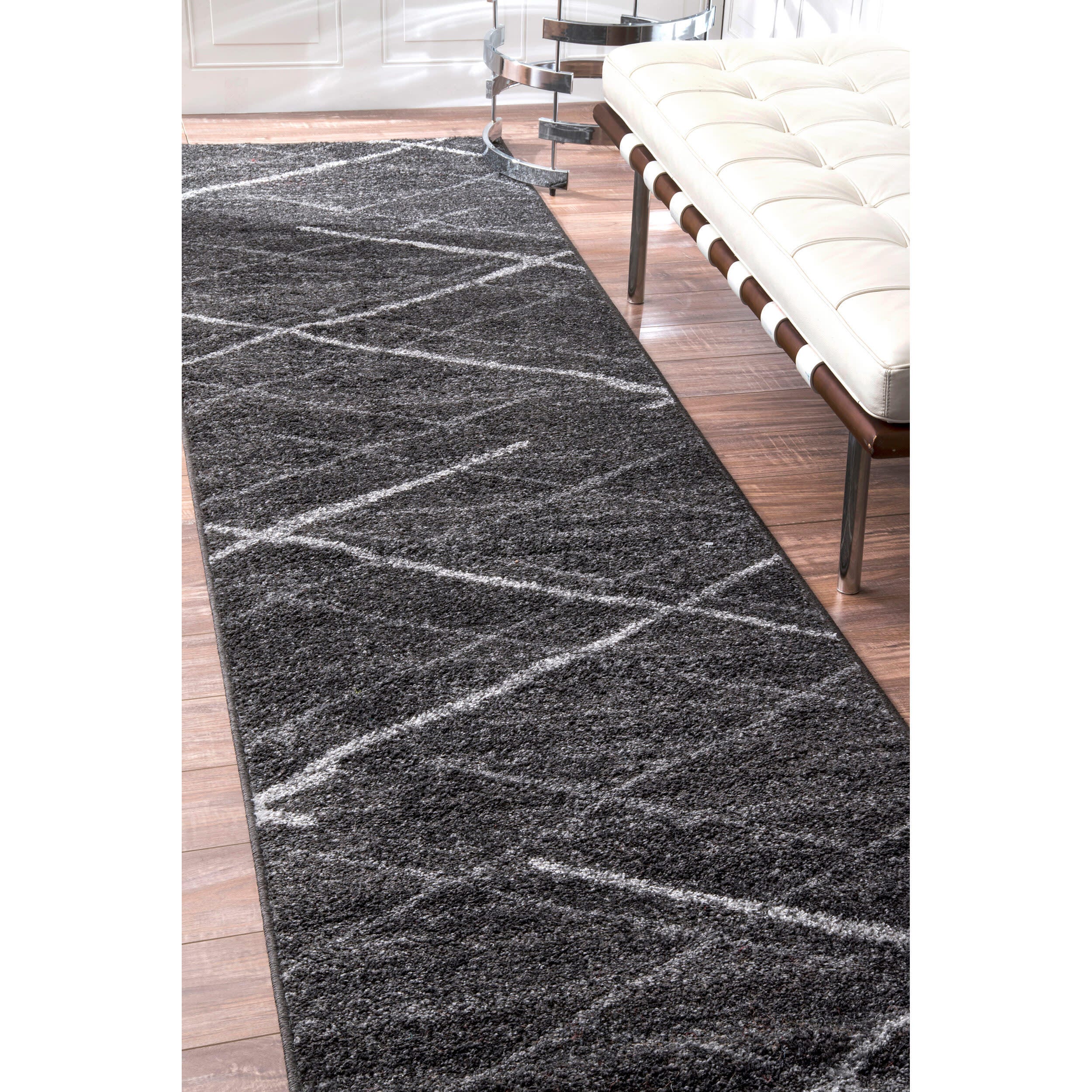 Click here for NuLoom Thigpen Contemporary Area Rug  Dark Gray prices
