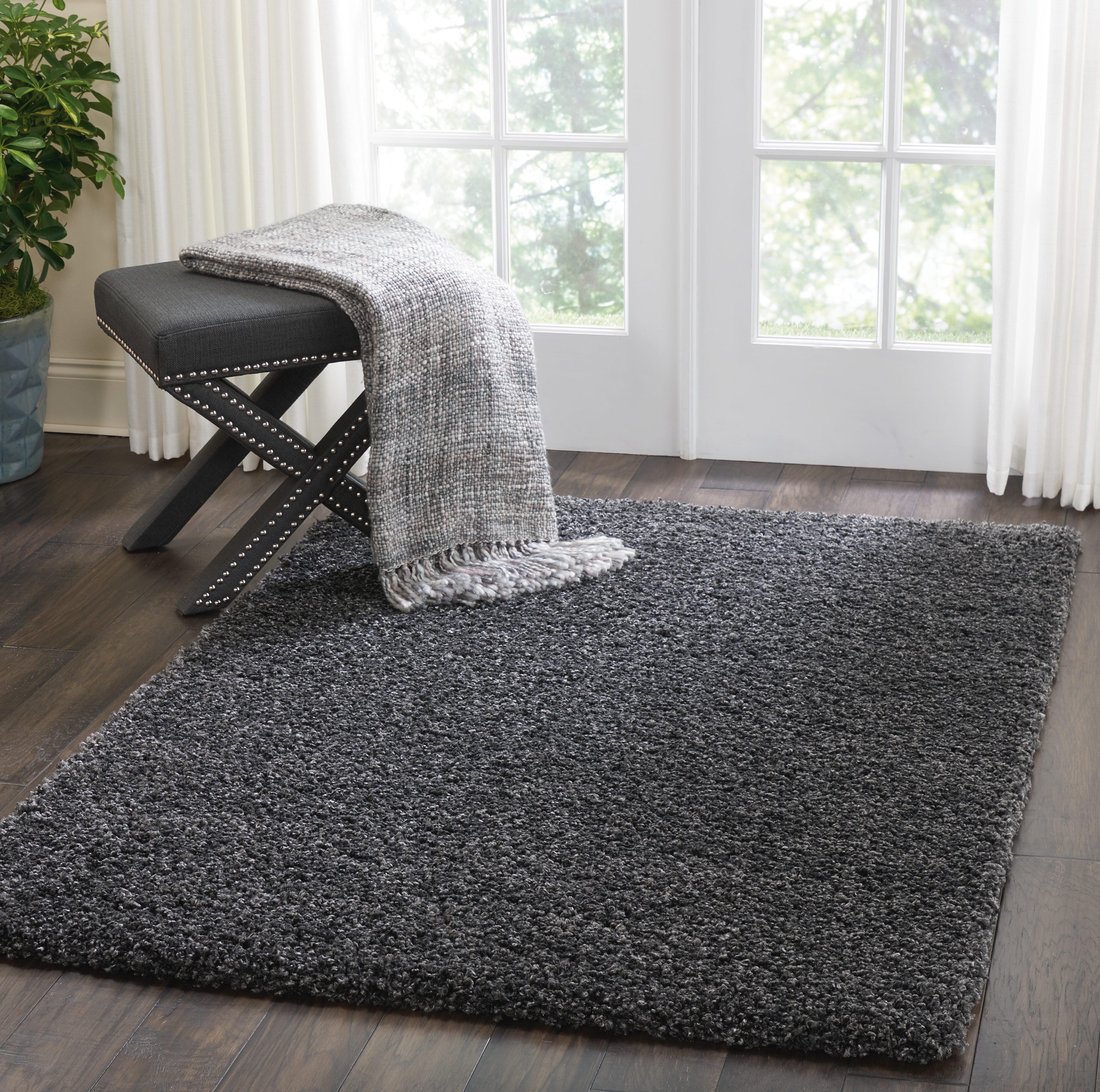Click here for Nourison Home Malibu Shag 311 x 511 Dark Grey Shag... prices