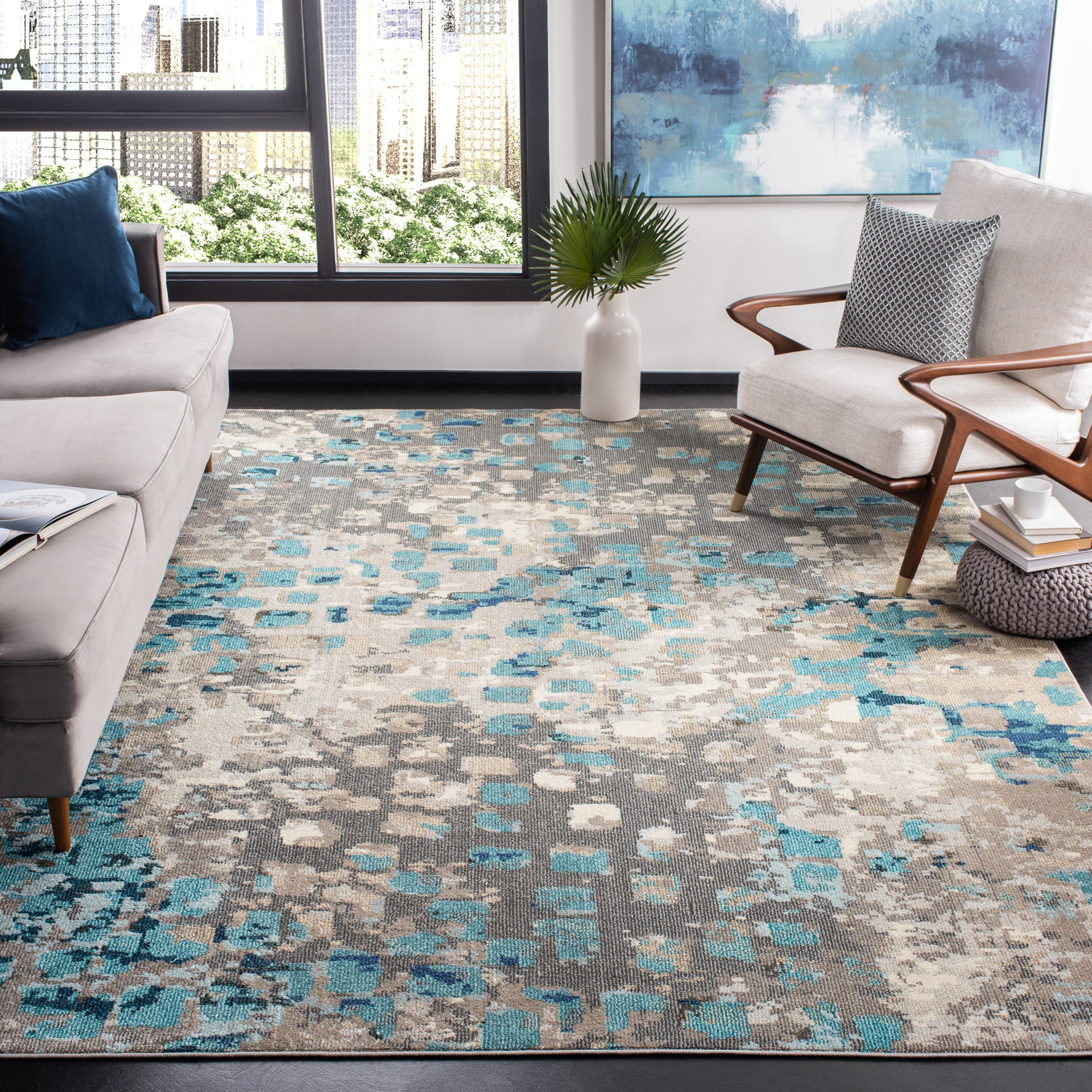 Click here for Safavieh Madison Elsy 8 x 10 Area Rug  Gray/Blue prices