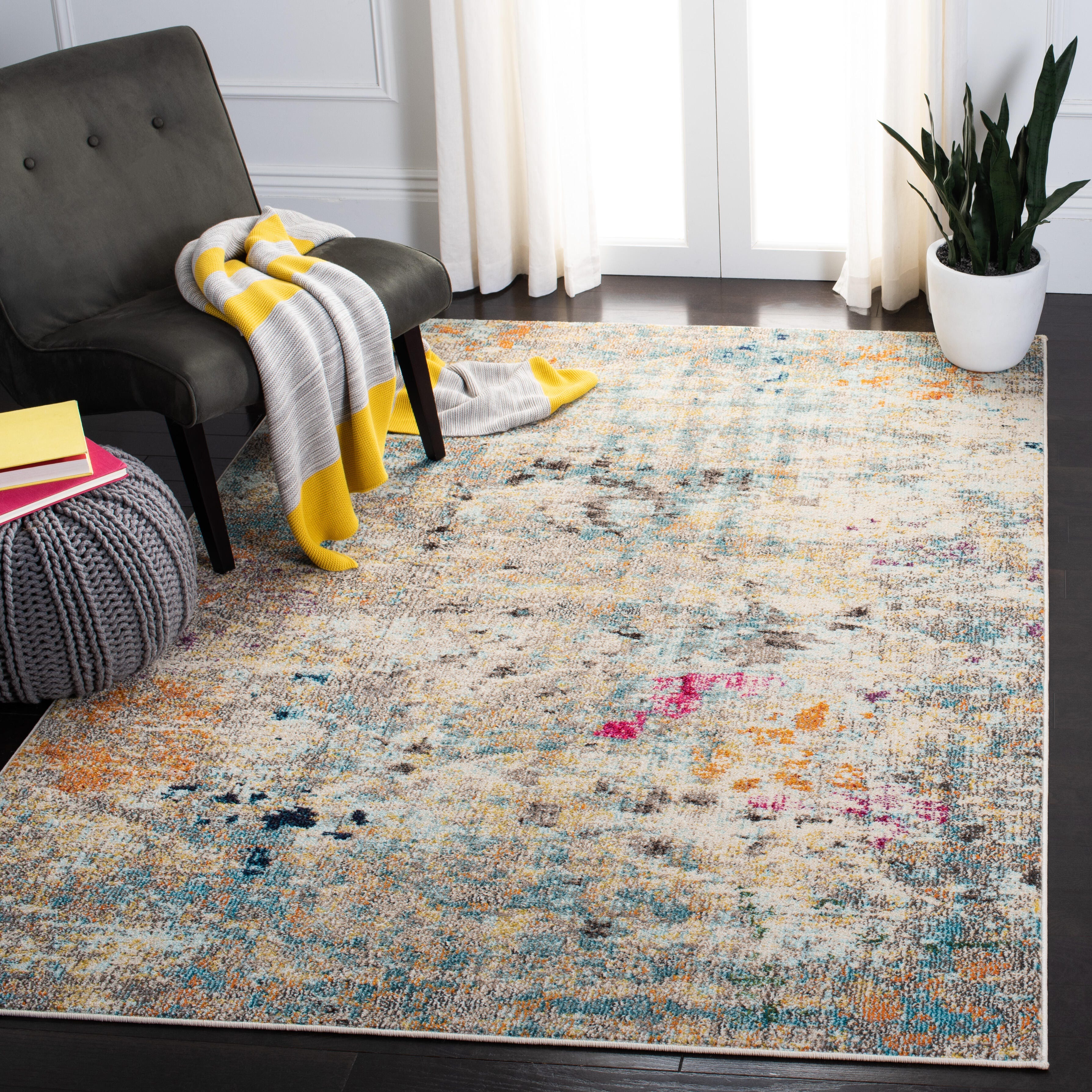 Click here for Safavieh Madison Elsy 5-3 x 7-6 Area Rug  Gray/Gol... prices