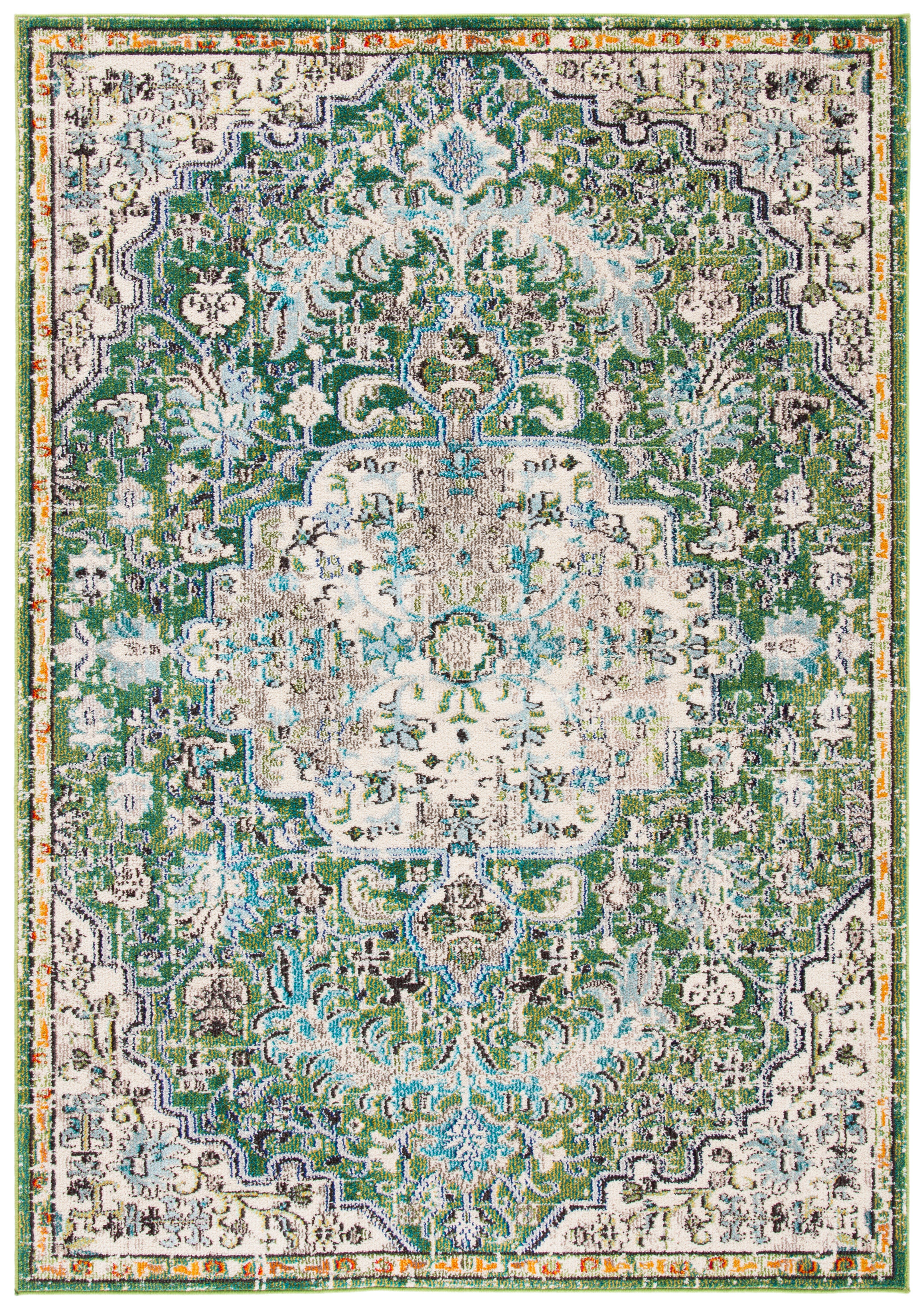 Click here for Safavieh Madison Piedad 6 x 9 Area Rug  Green/Turq... prices