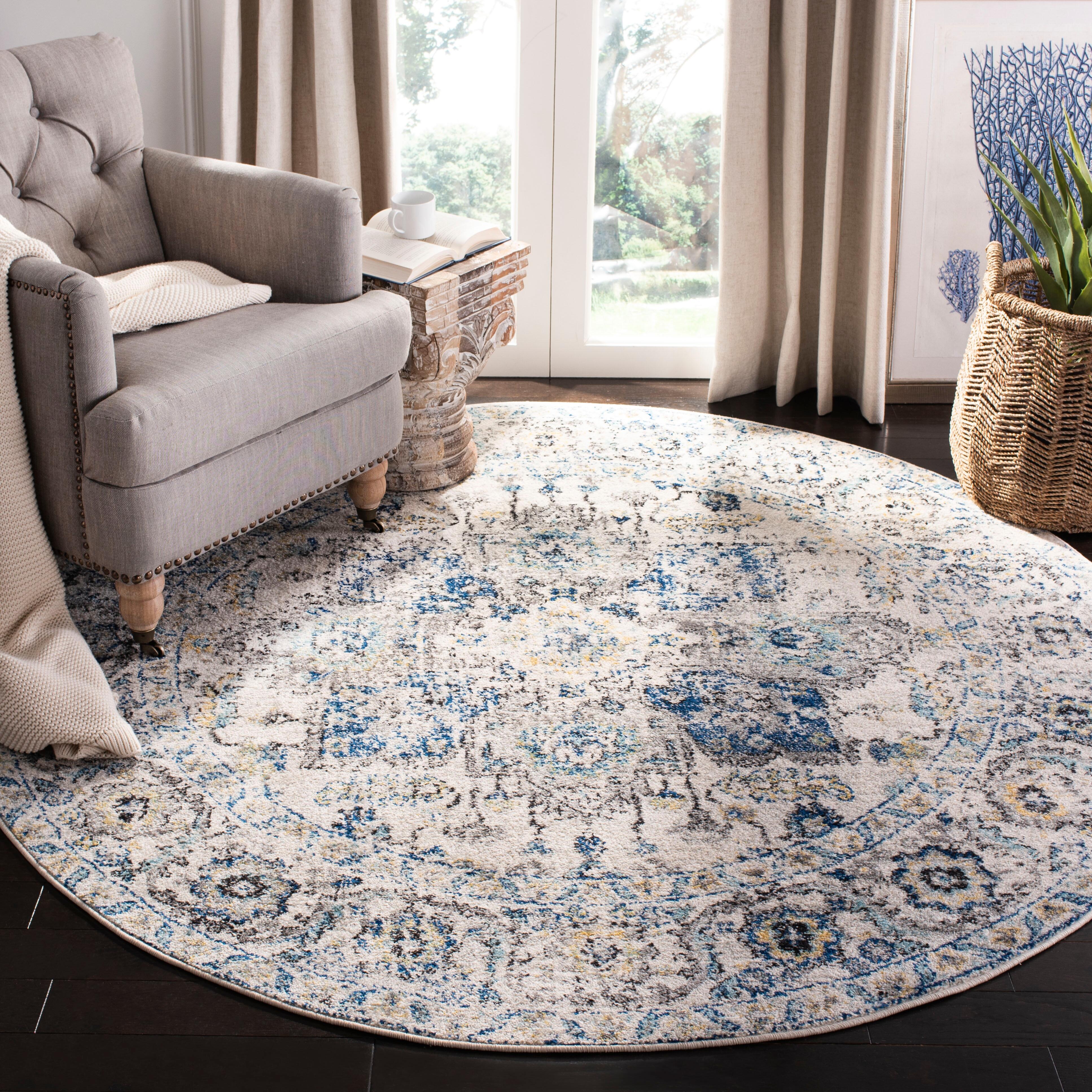 Click here for Safavieh Madison Cicely 6-7 x Round Area Rug  Gray... prices