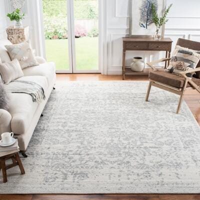 Click here for Safavieh Madison Cicely 8 x 10 Area Rug  Silver/Iv... prices