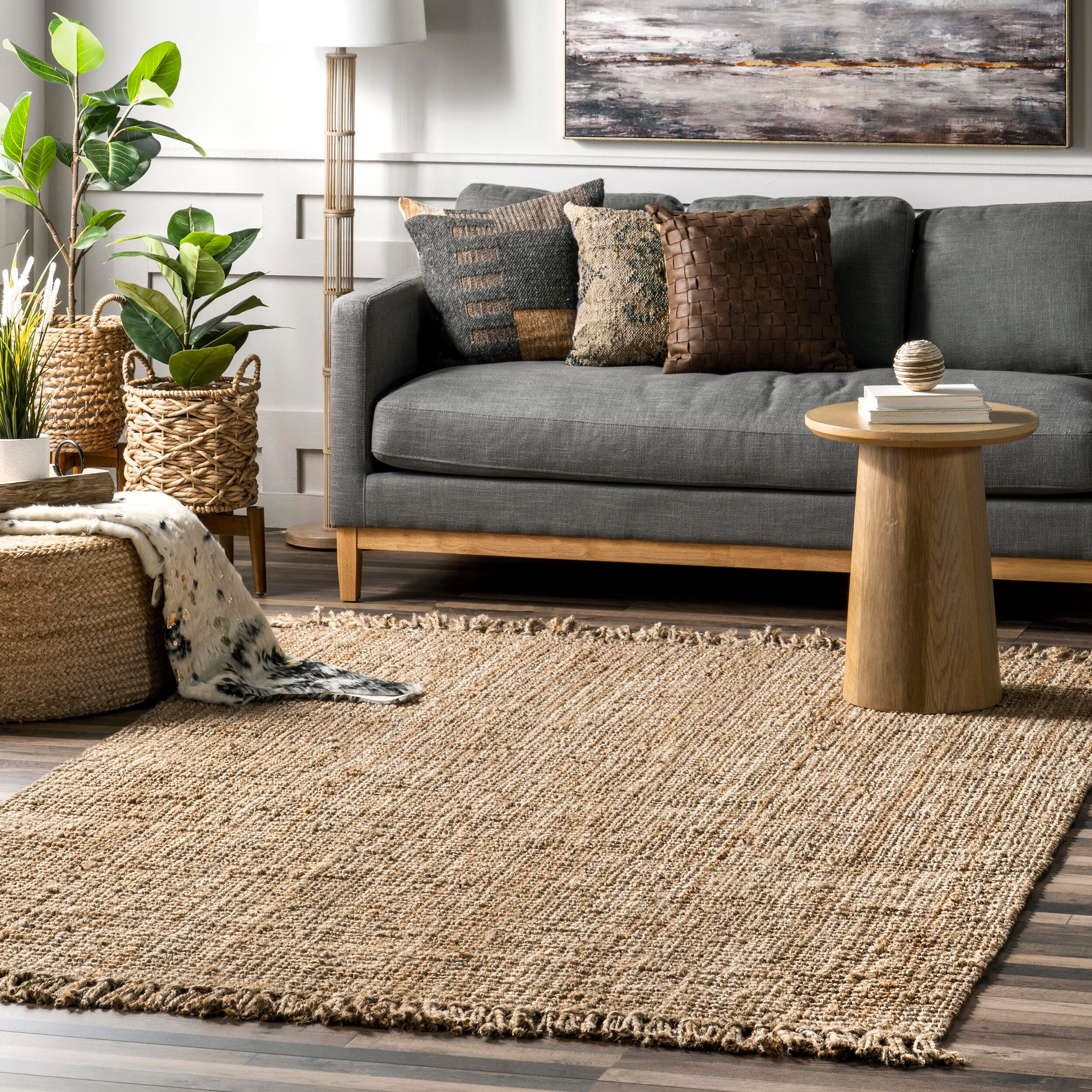 Click here for Nuloom Daniela Farmhouse Chunky Jute Area Rug  Nat... prices