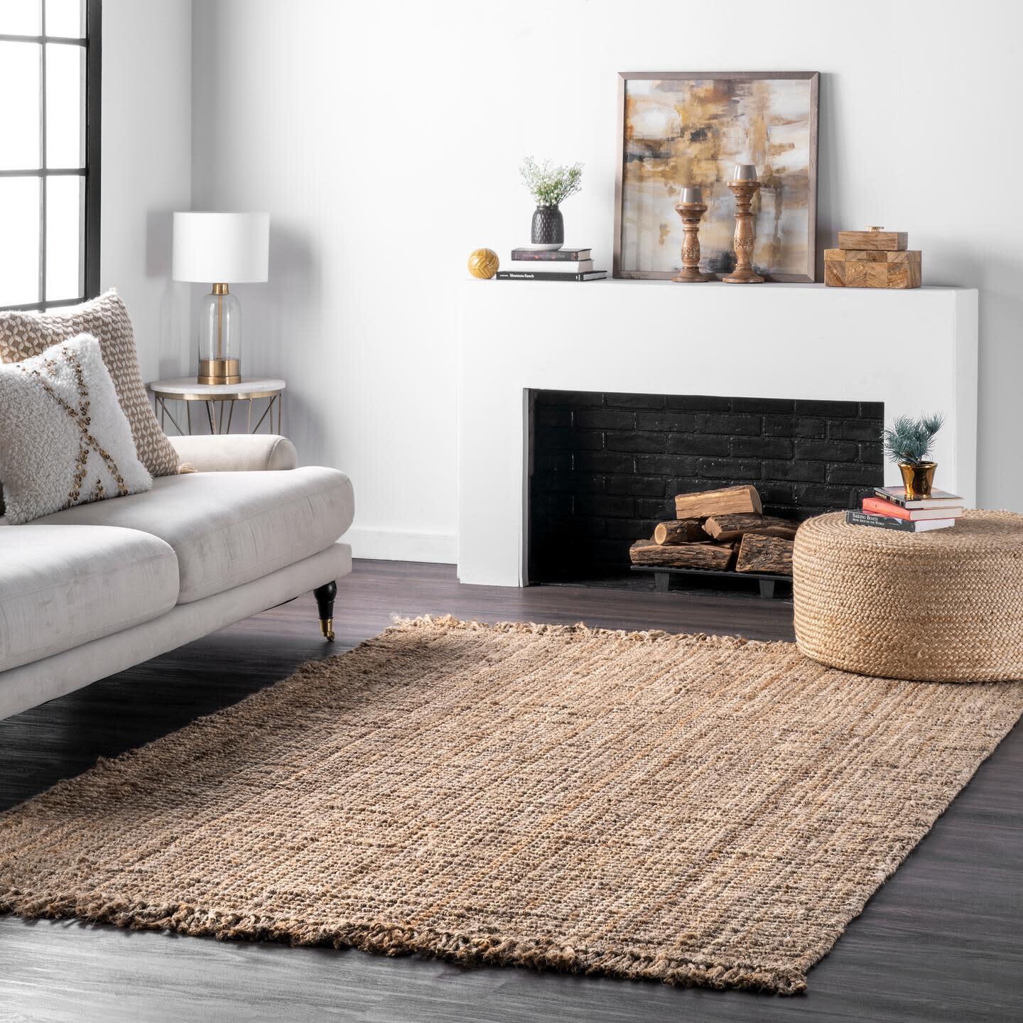 Click here for Nuloom Daniela Farmhouse Chunky Jute Area Rug  Nat... prices