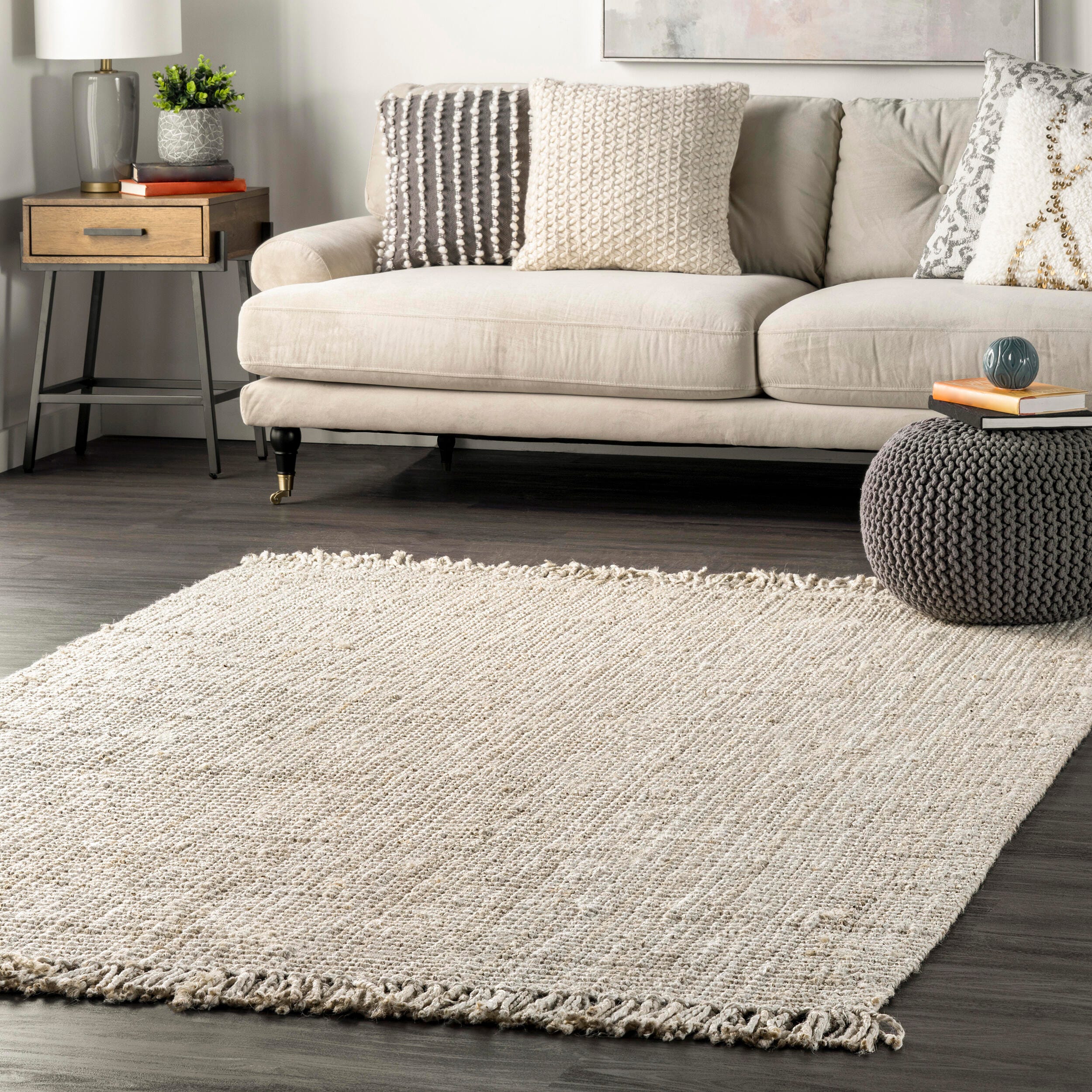 Click here for Nuloom Daniela Farmhouse Chunky Jute Area Rug  Off... prices